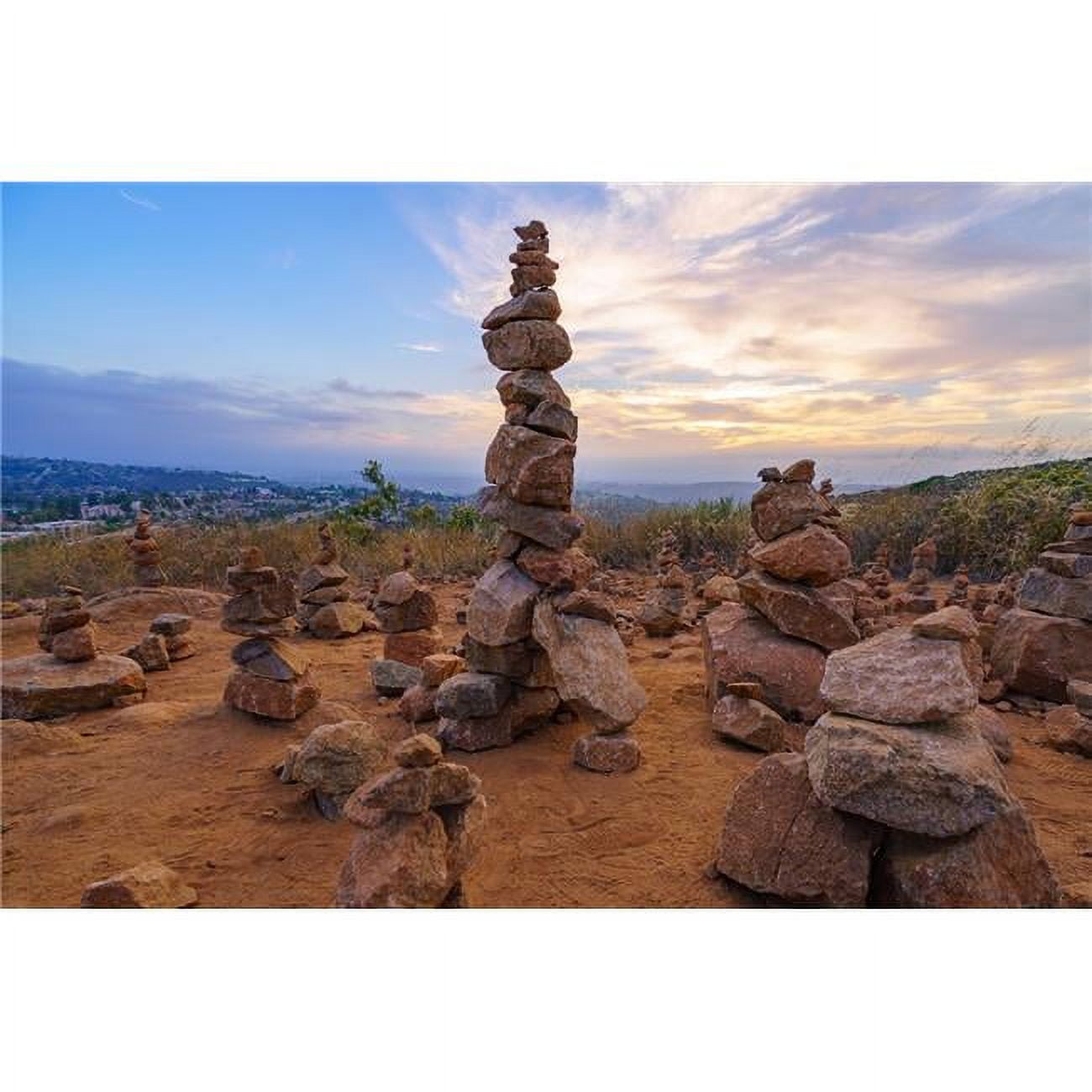 McClean 3104122 36 x 24 in. Stone Mason at Cowles Mountain Fine Print ...