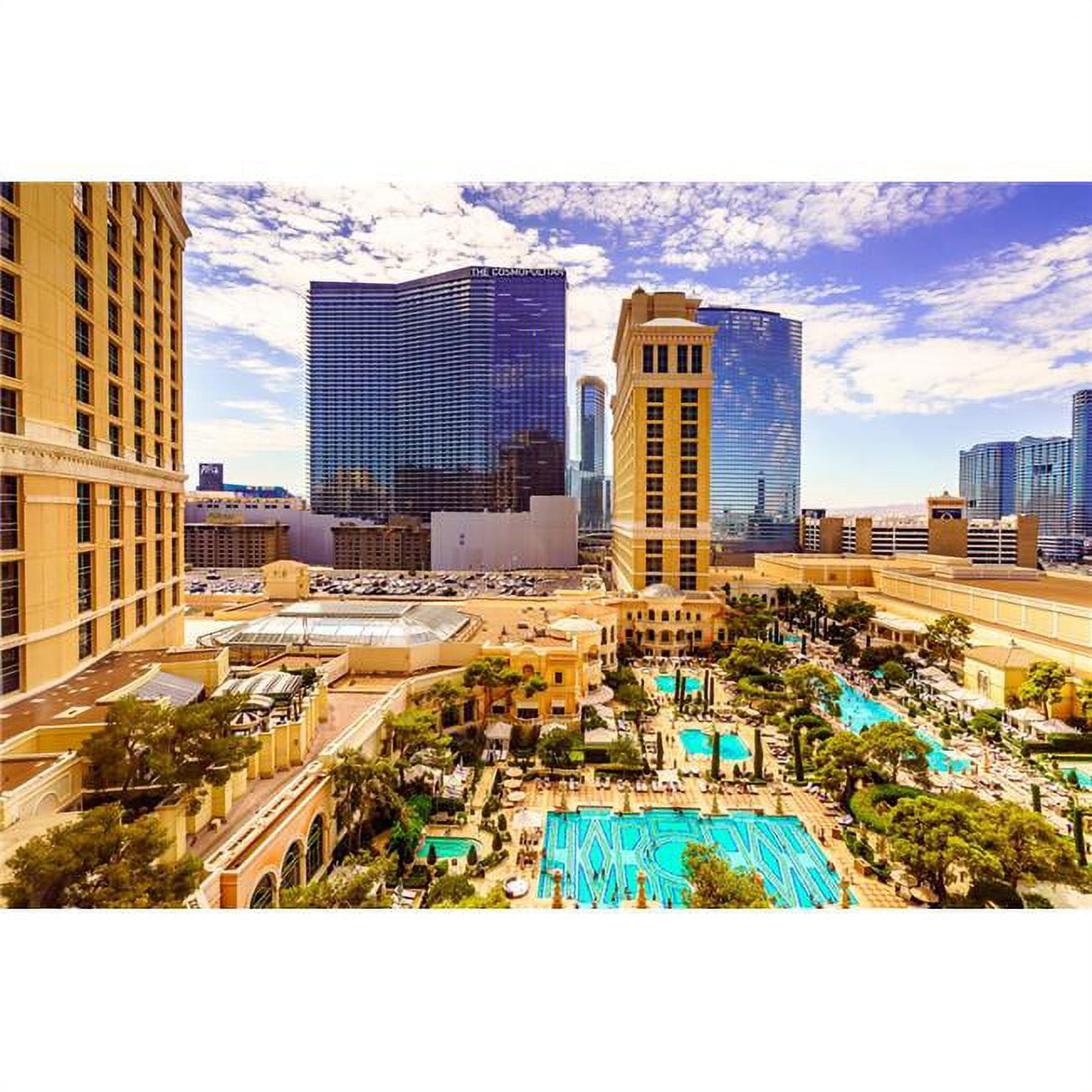 McClean 3453855 36 x 24 in. Las Vegas, Nevada From Bellagio Fine Print ...