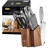 Free Shipping! McCook MC20 17pcs Kitchen Knife Set with Block Cutlery ...