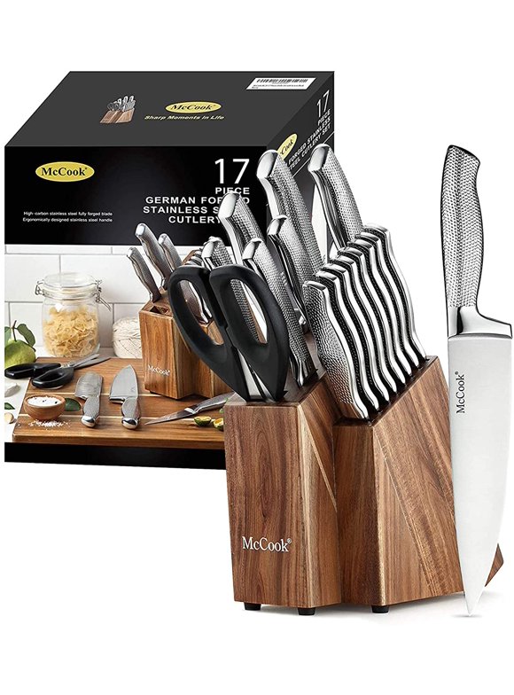 McCook Knife Sets, Knife Block Sets and Kitchen Cutlery - Walmart.com