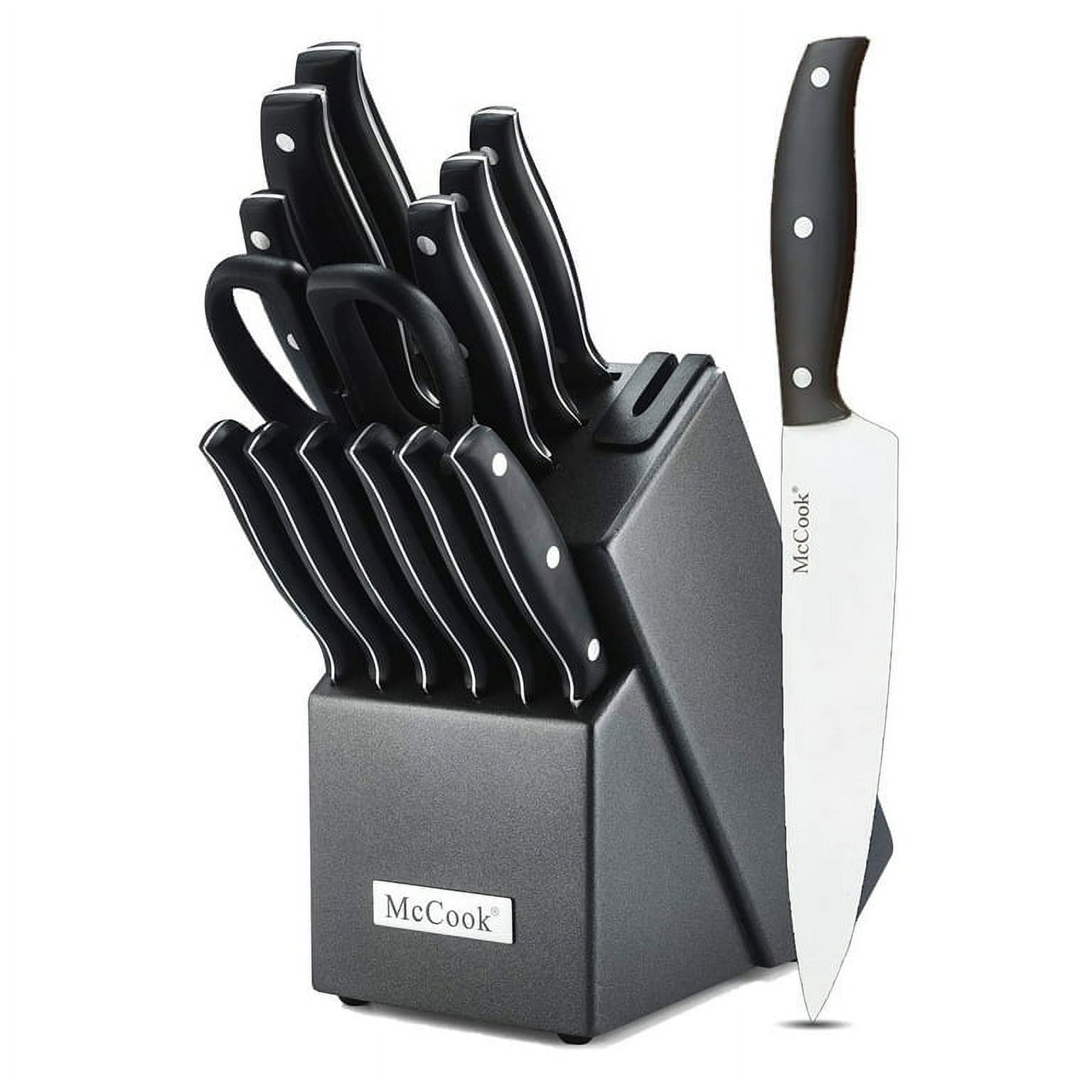 KitchenAid Classic Forged 14-Piece Triple Rivet Cutlery Set (KKFTR14SL ...