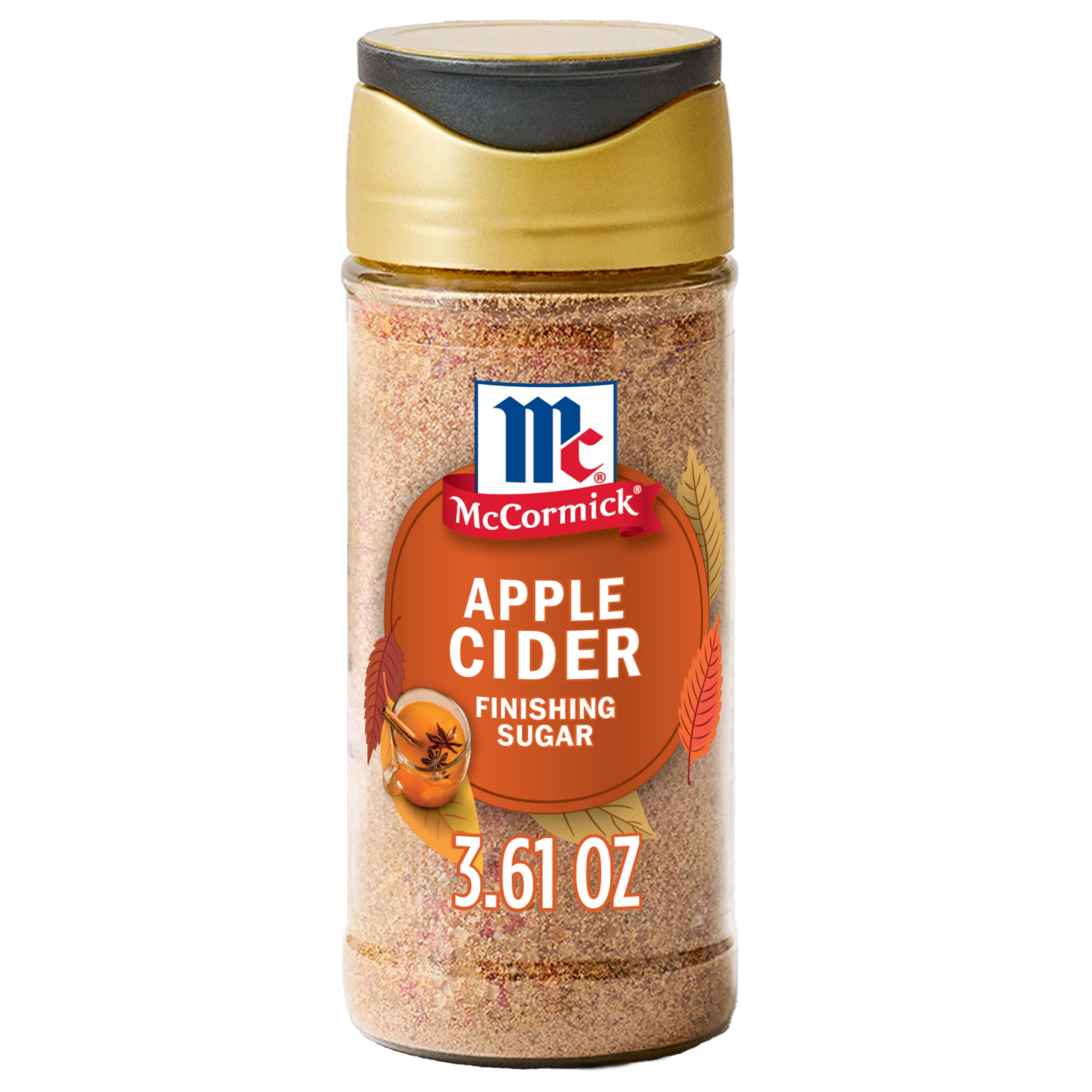 McCormick Apple Cider Finishing Sugar, 3.61 oz Bottle - Walmart.com