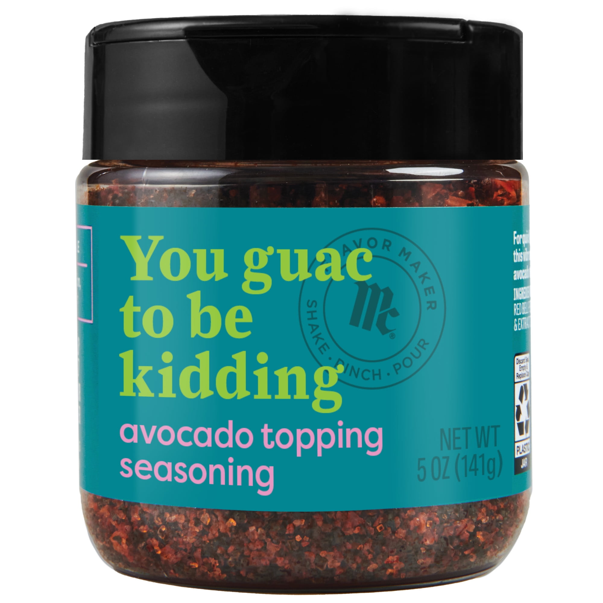 McCormick Avocado Topping Seasoning, 5 oz Mixed Spices & Seasonings ...