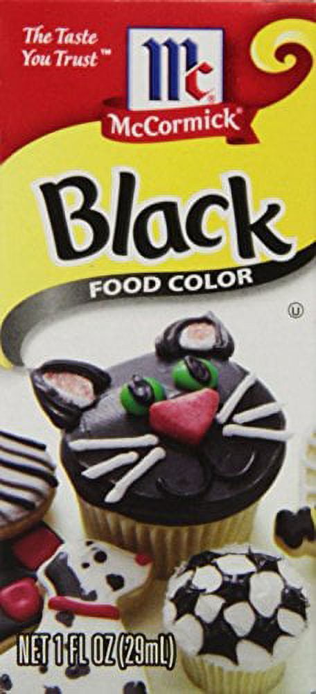 McCormick Black Food Color (Pack of 12) - Walmart.com