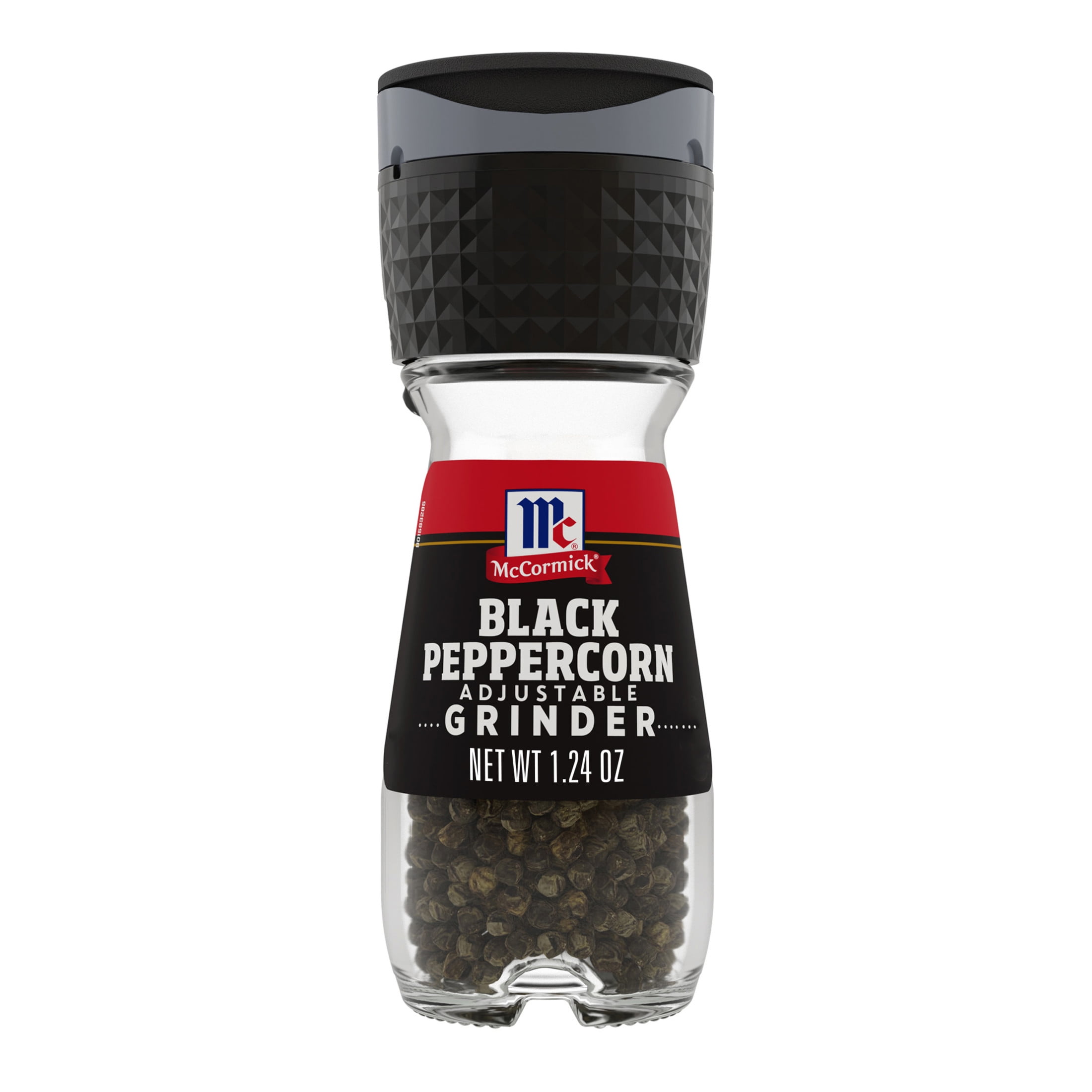 McCormick Non-GMO Black Pepper Grinder, 1 oz Bottle - Walmart Business ...