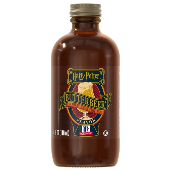 McCormick Harry Potter Butterbeer Flavor Extract, 4 fl oz Glass Bottle ...