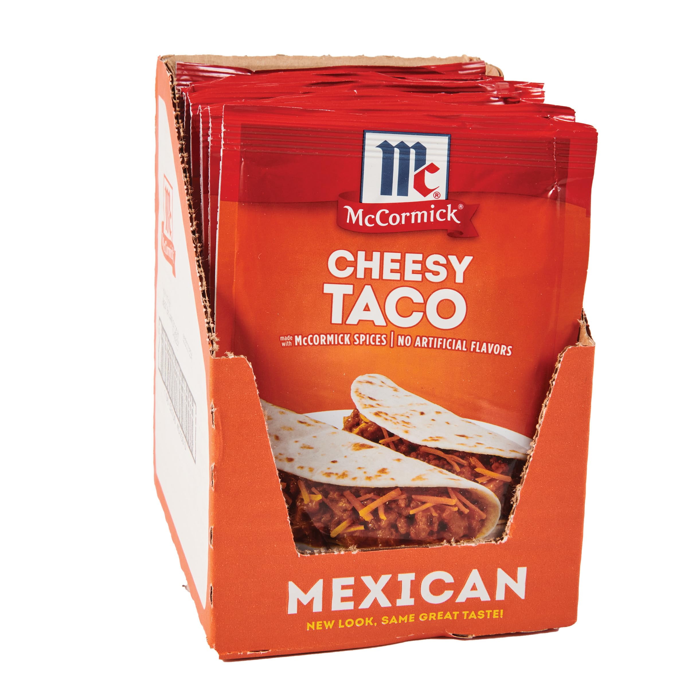 McCormick Cheesy Taco Seasoning Mix, HYZ01 1.12 oz (Pack of 12 ...