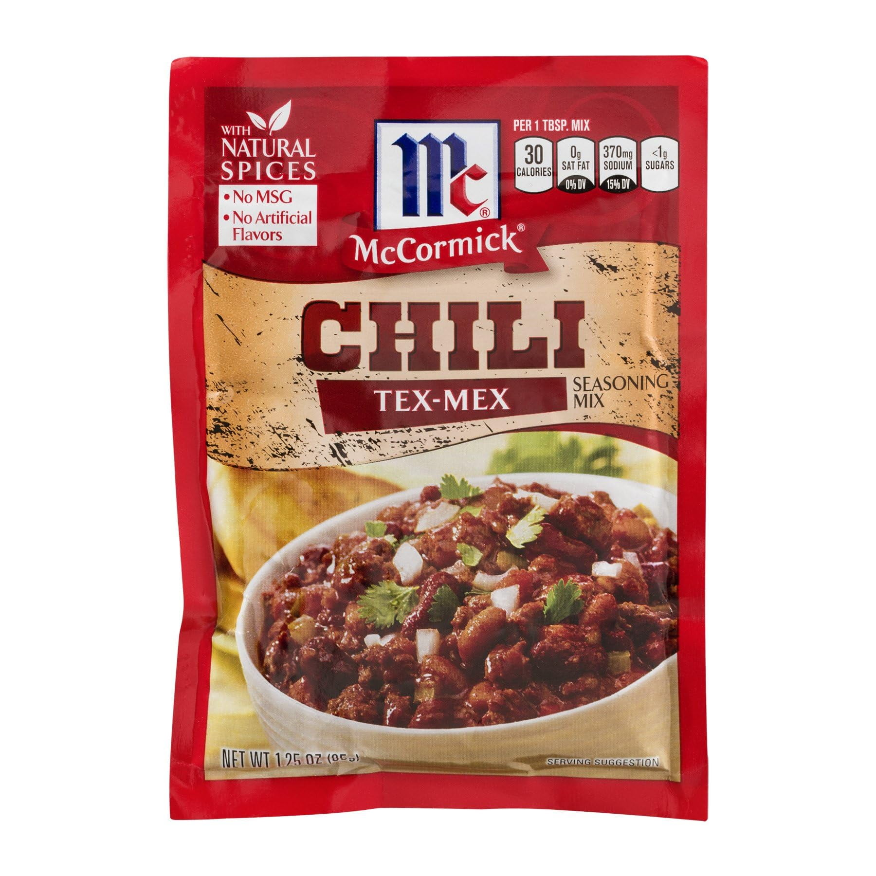 McCormick, Chili Seasoning Mix, Tex Mex, 1.25 Ounce - Walmart.com