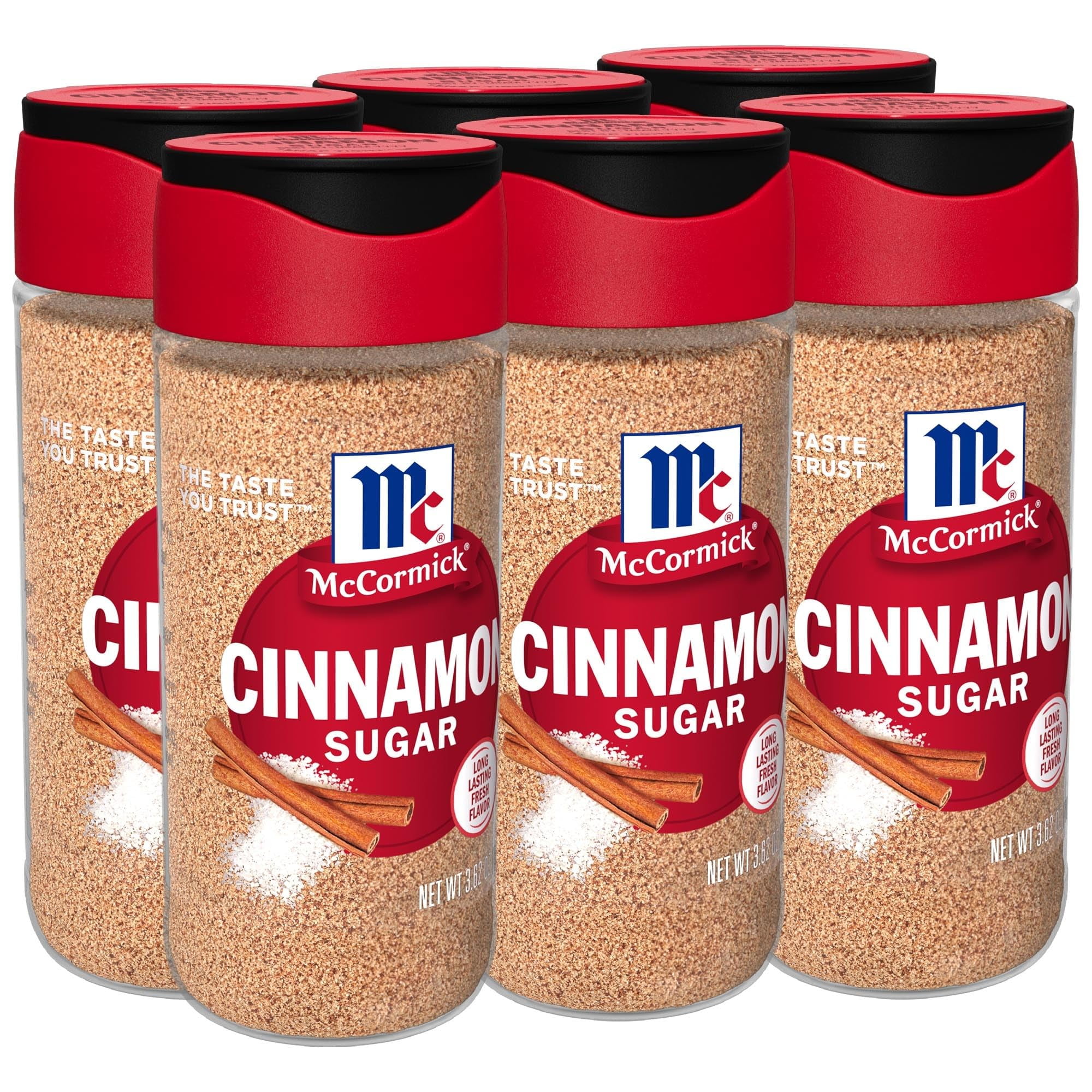 McCormick Cinnamon Sugar, 3.62 BCF26 oz (Pack of 6) - Walmart.com