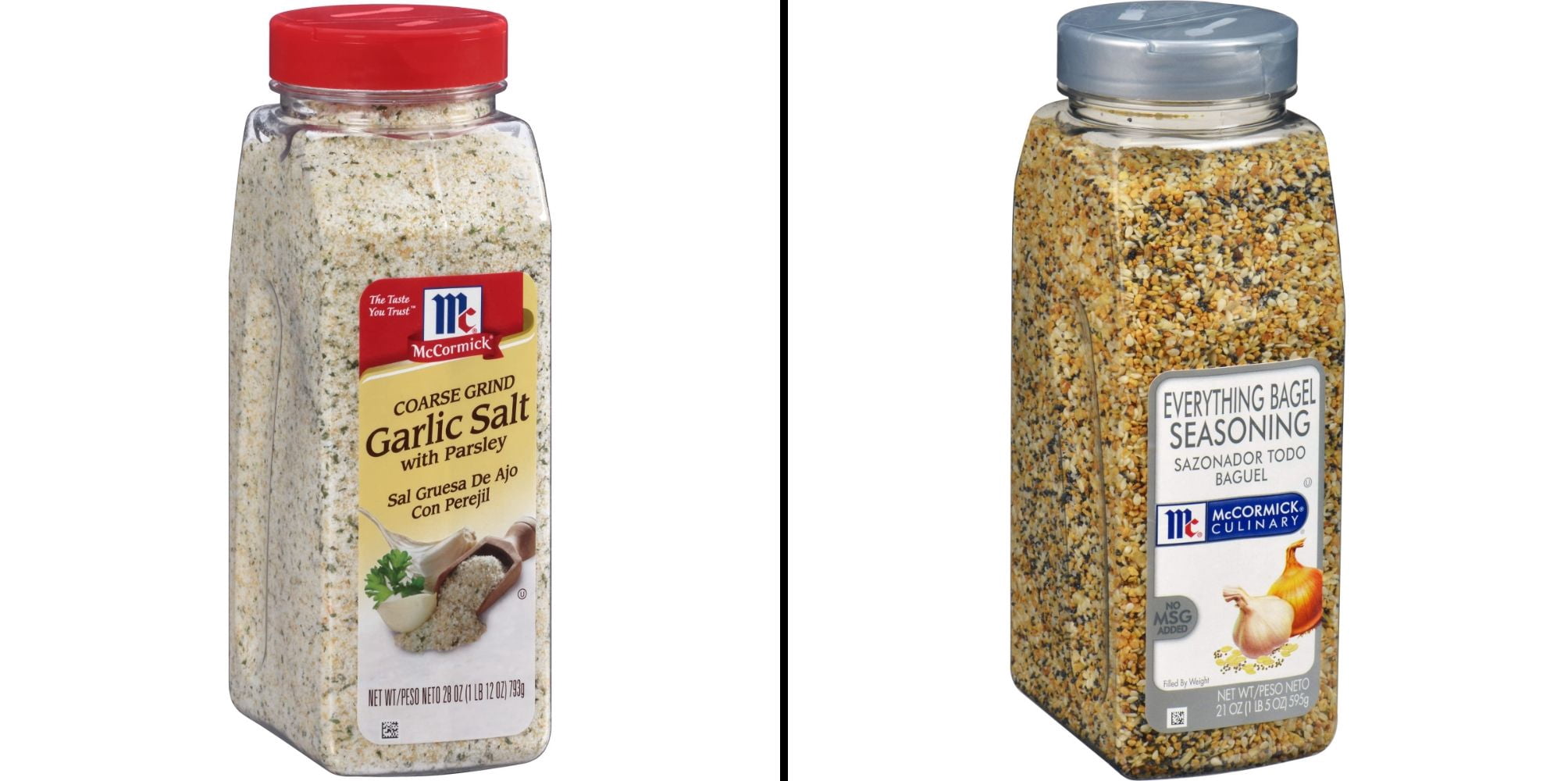 McCormick Coarse Grind Garlic Salt With Parsley, 28 oz & McCormick ...