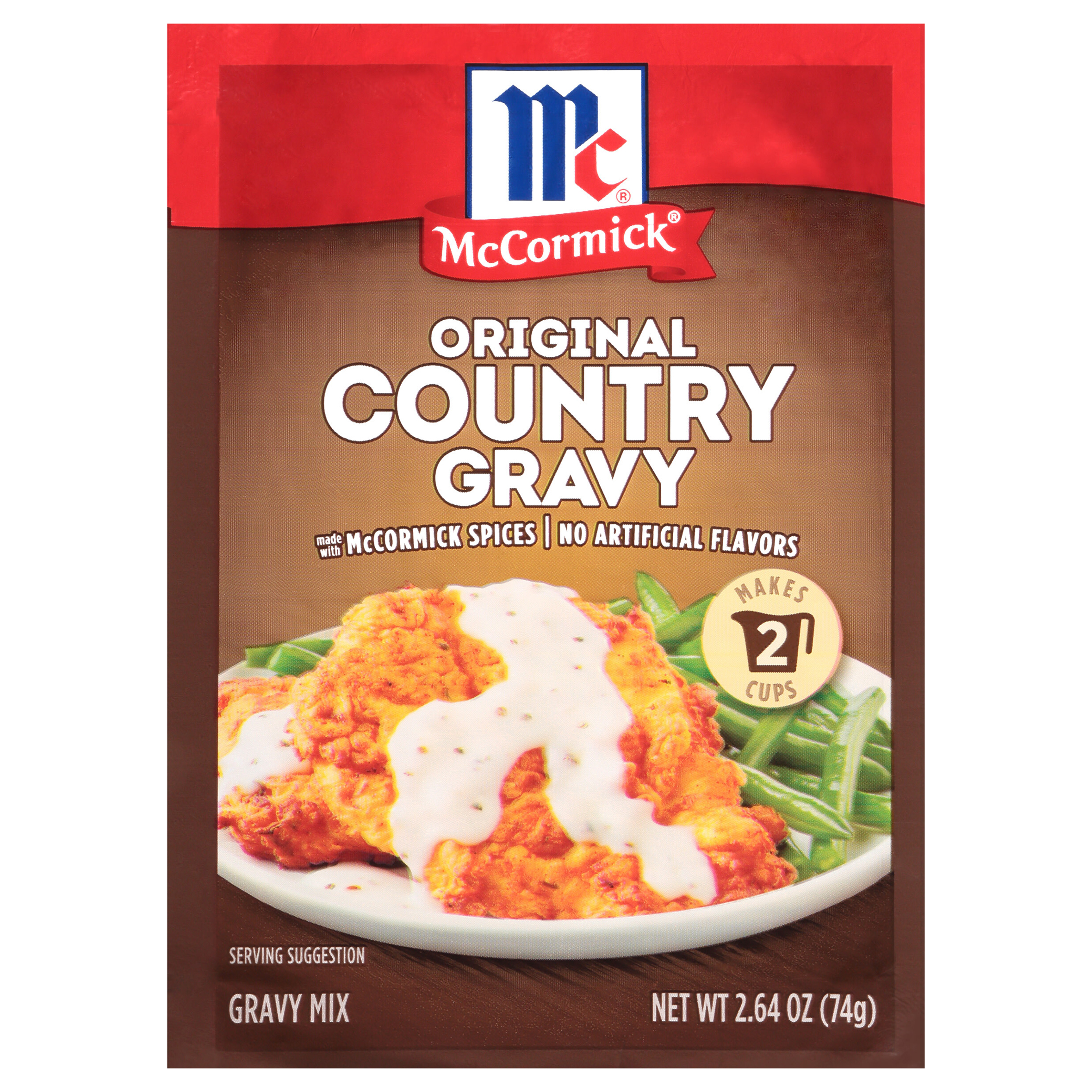 McCormick Country Original Gravy Spice 2.64 oz (Pack of 16) - Walmart.com