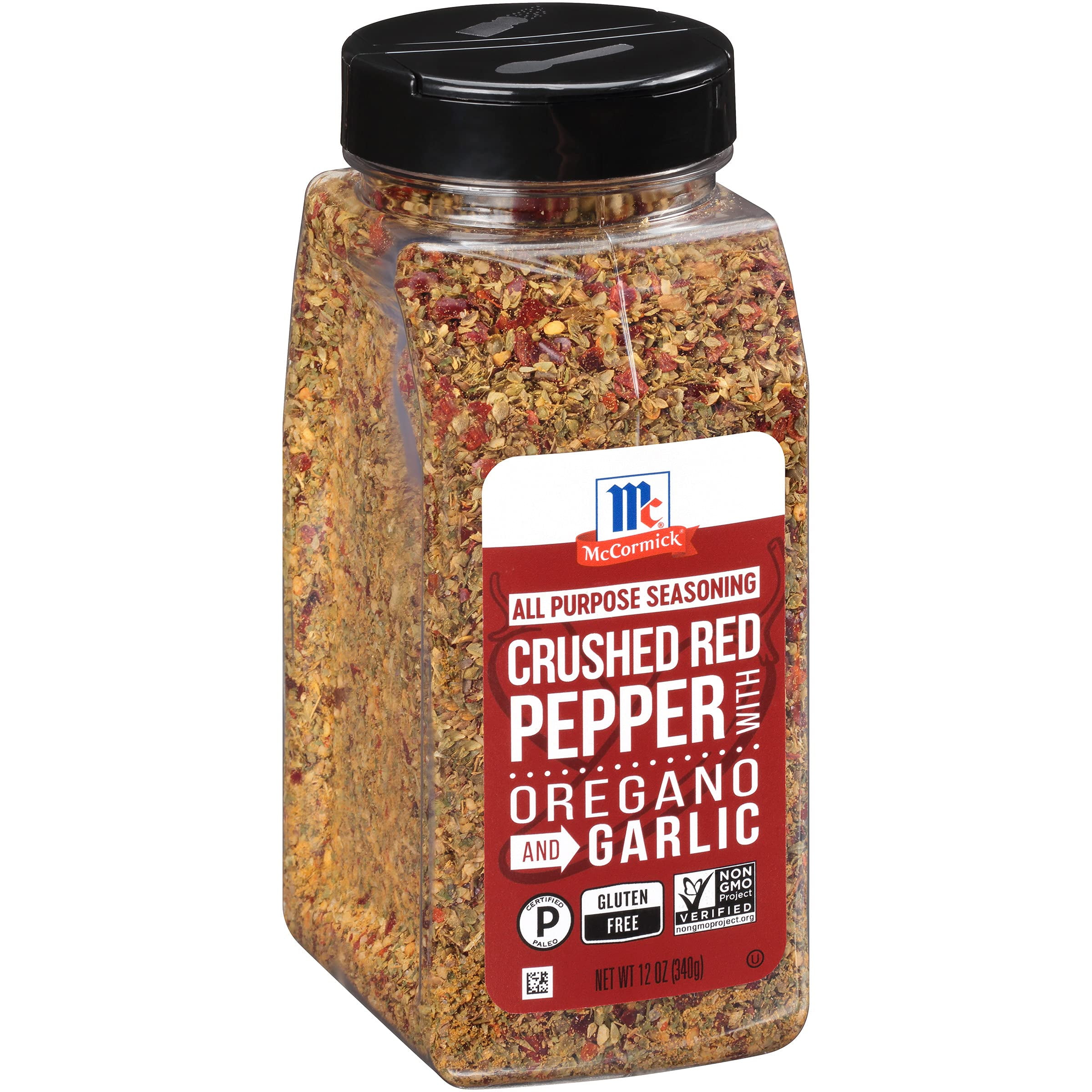 McCormick Crushed Red Pepper BCF26 with Oregano and Garlic All Purpose ...
