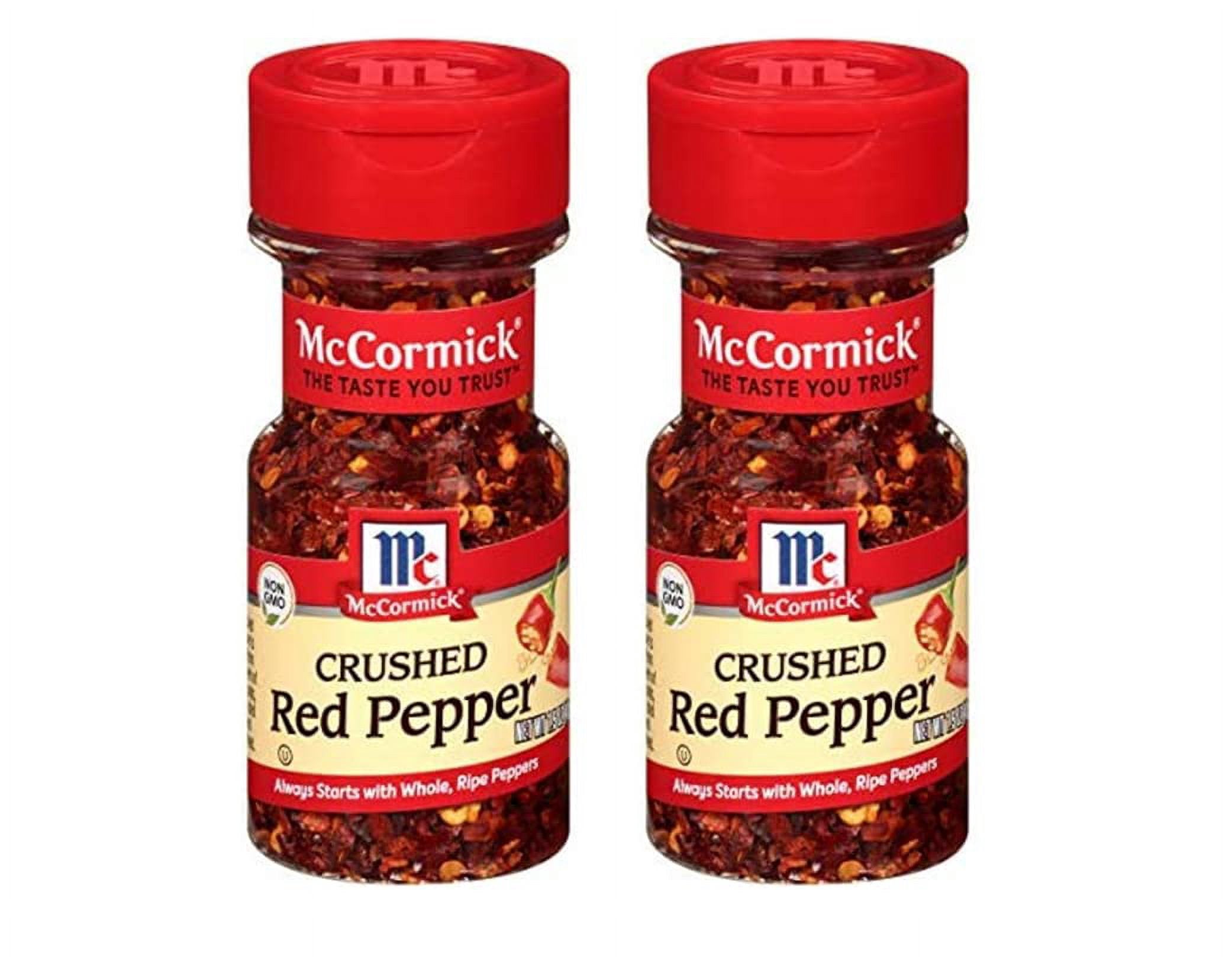 McCormick Crushed Red Pepper CM31 (Pack of 2) - Walmart.com