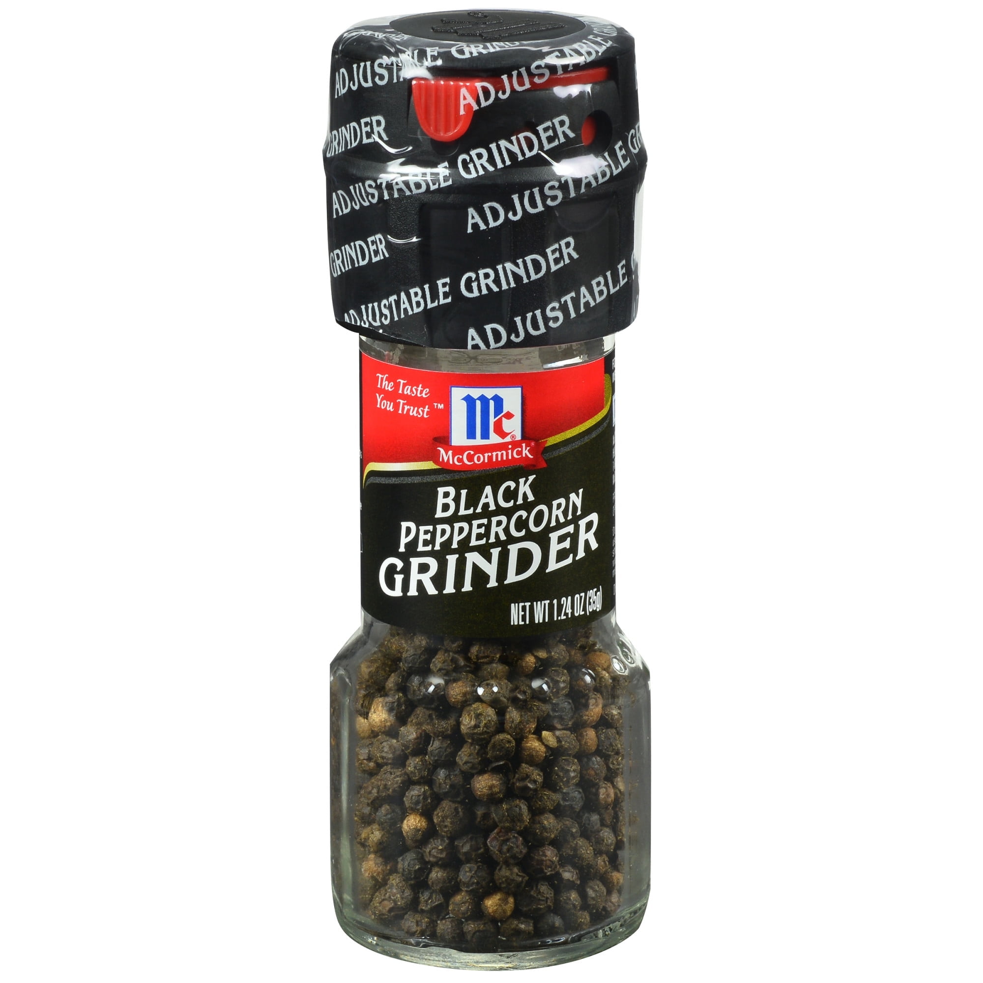 McCormick Culinary Black Peppercorn Grinder, 1.24 oz - Walmart.com