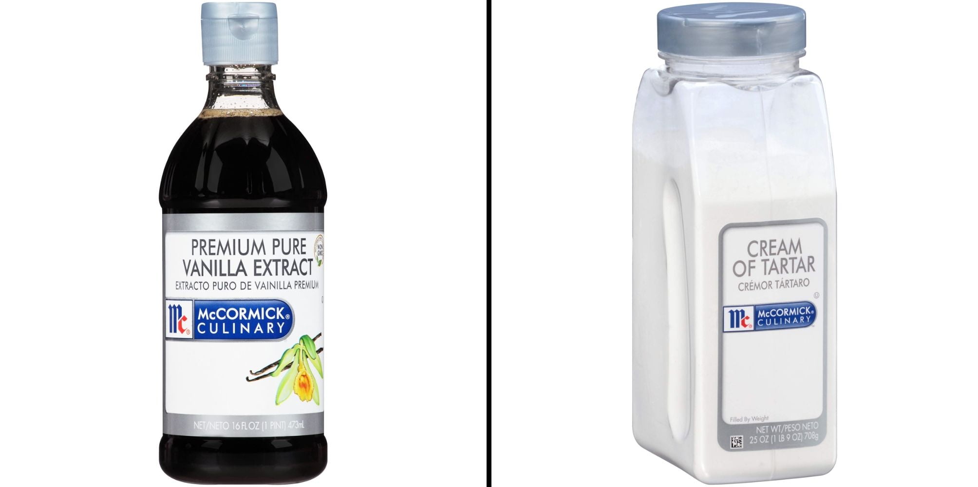 McCormick Culinary Cream of Tartar, 25 oz & McCormick Culinary Pure ...