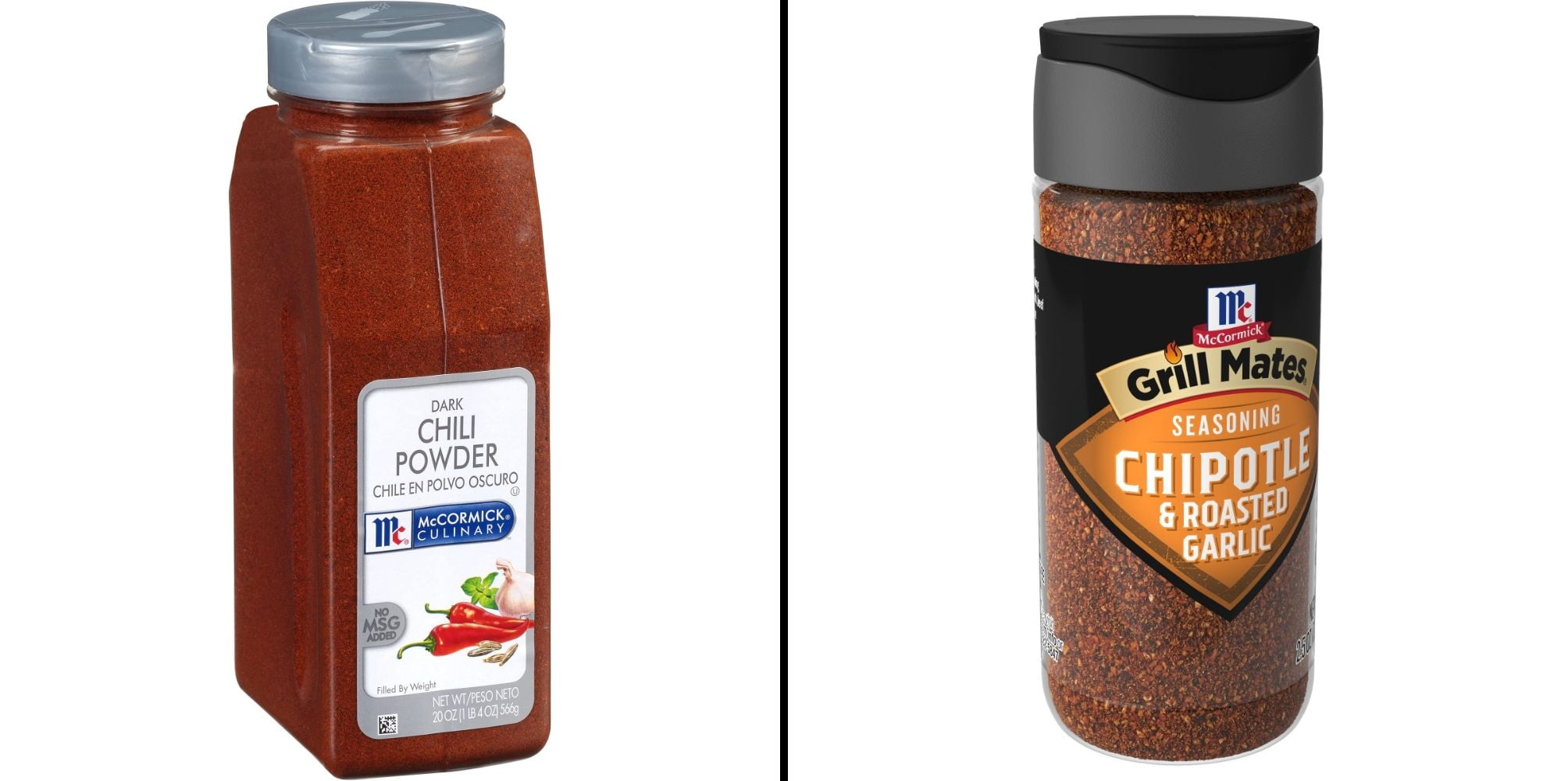 McCormick Culinary Dark Chili Powder, 20 oz & McCormick Chipotle ...