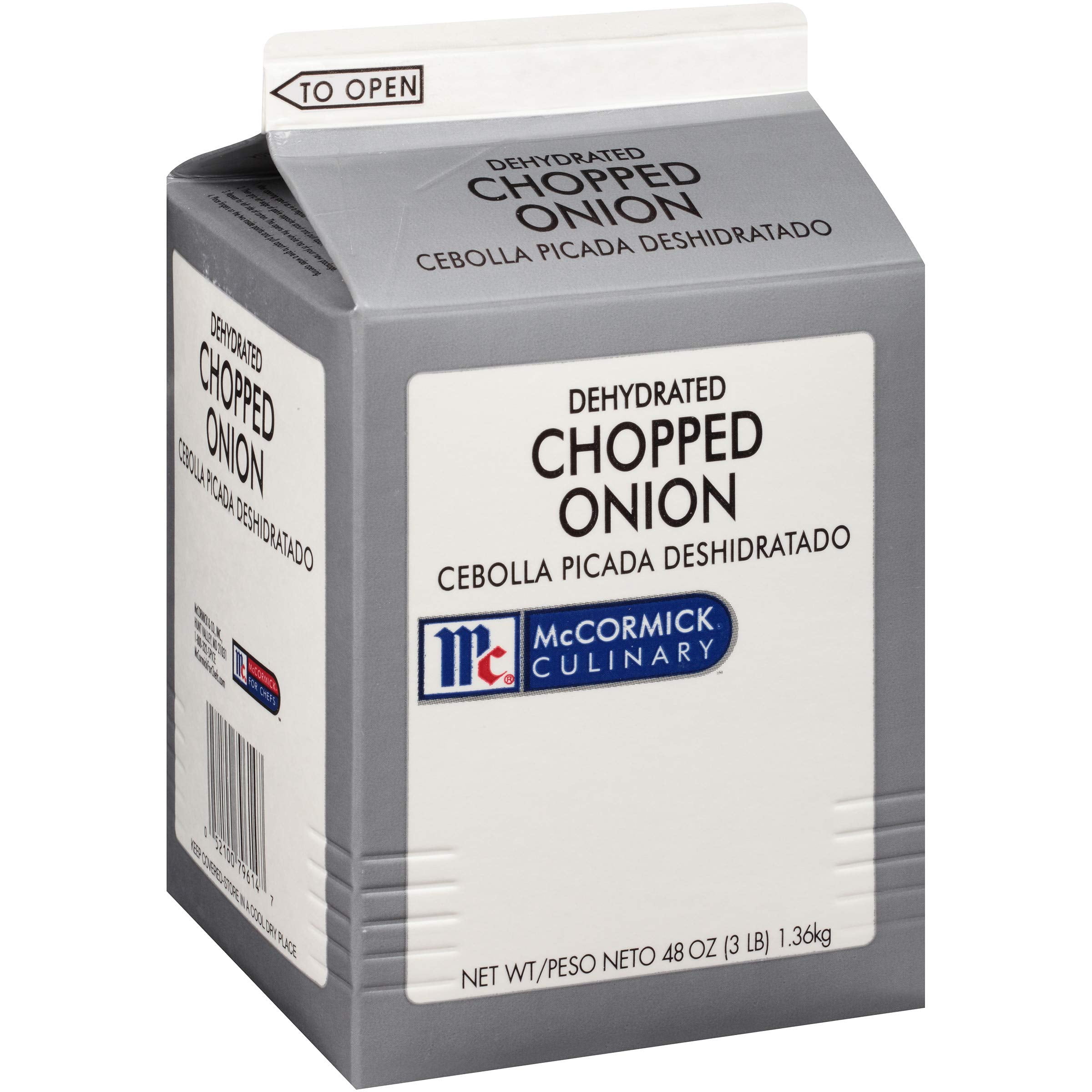 McCormick Culinary Dehydrated Chopped Onion, 3 AIS1 lb - One 3 Pound ...