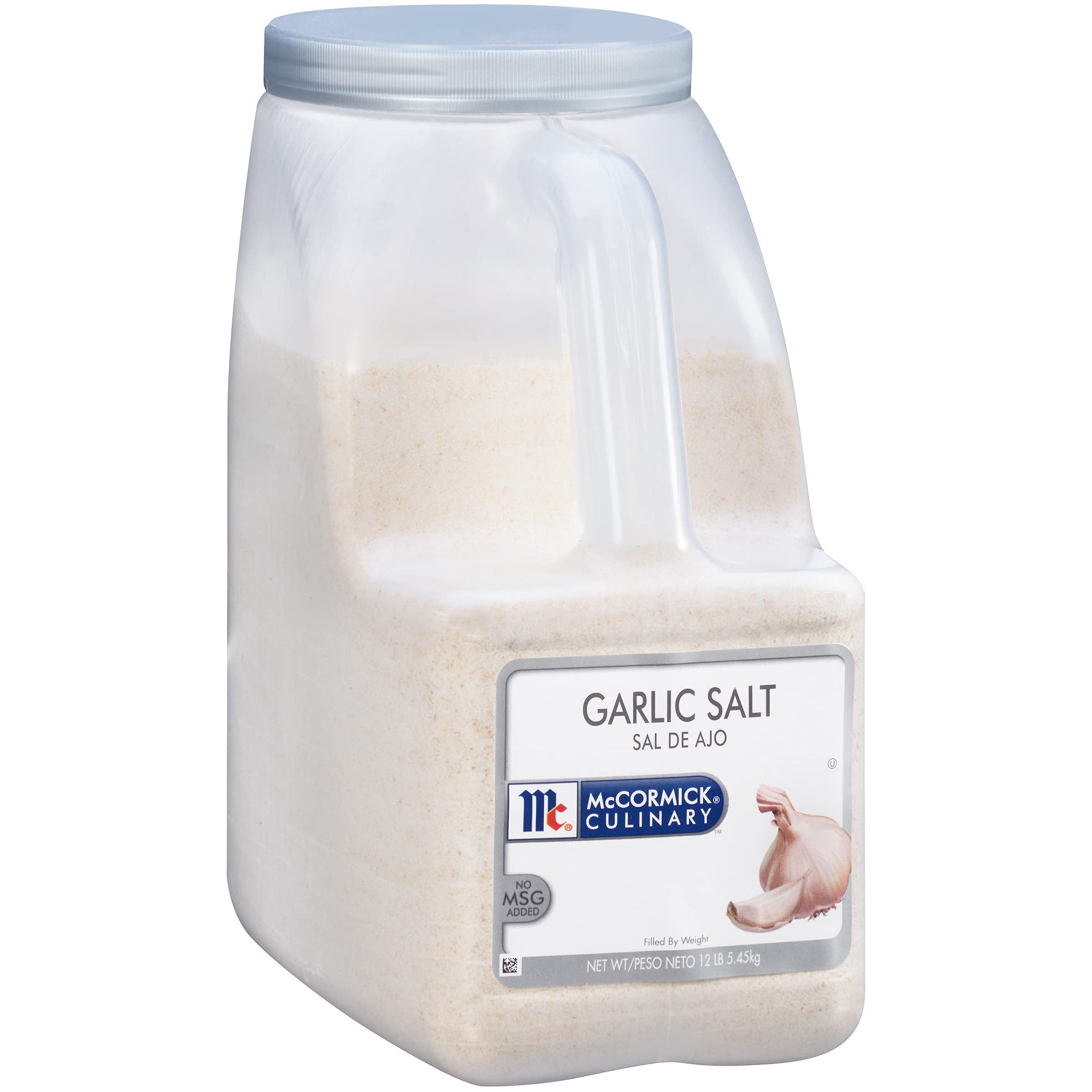 McCormick Culinary Garlic Salt, 12 lb - One 12 Pound Container of ...