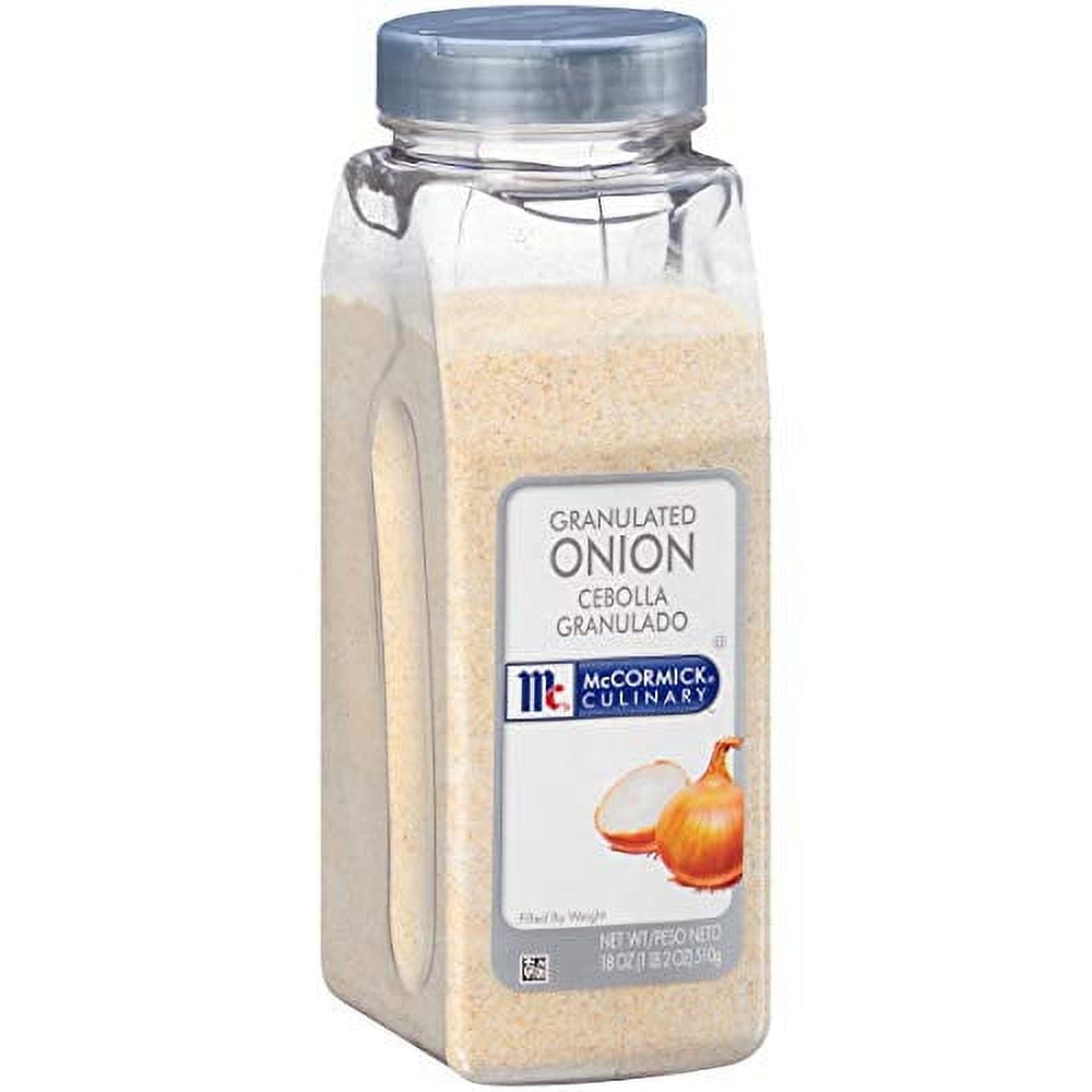 McCormick Culinary Granulated Onion, 18 oz - One 18 Ounce Container of Granulated Onion Powder ...