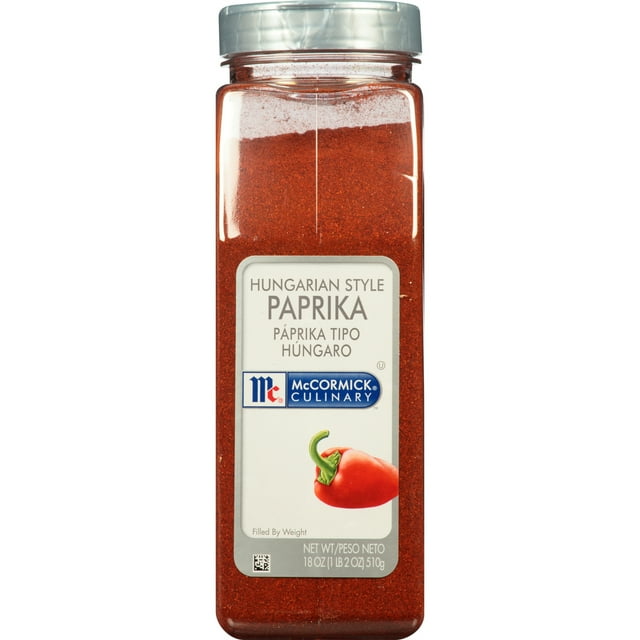 McCormick Culinary Kosher Hungarian Style Paprika, 18 oz Bottle ...