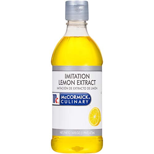 McCormick Culinary Imitation Lemon Extract, 16 fl oz - One 16 Fluid ...