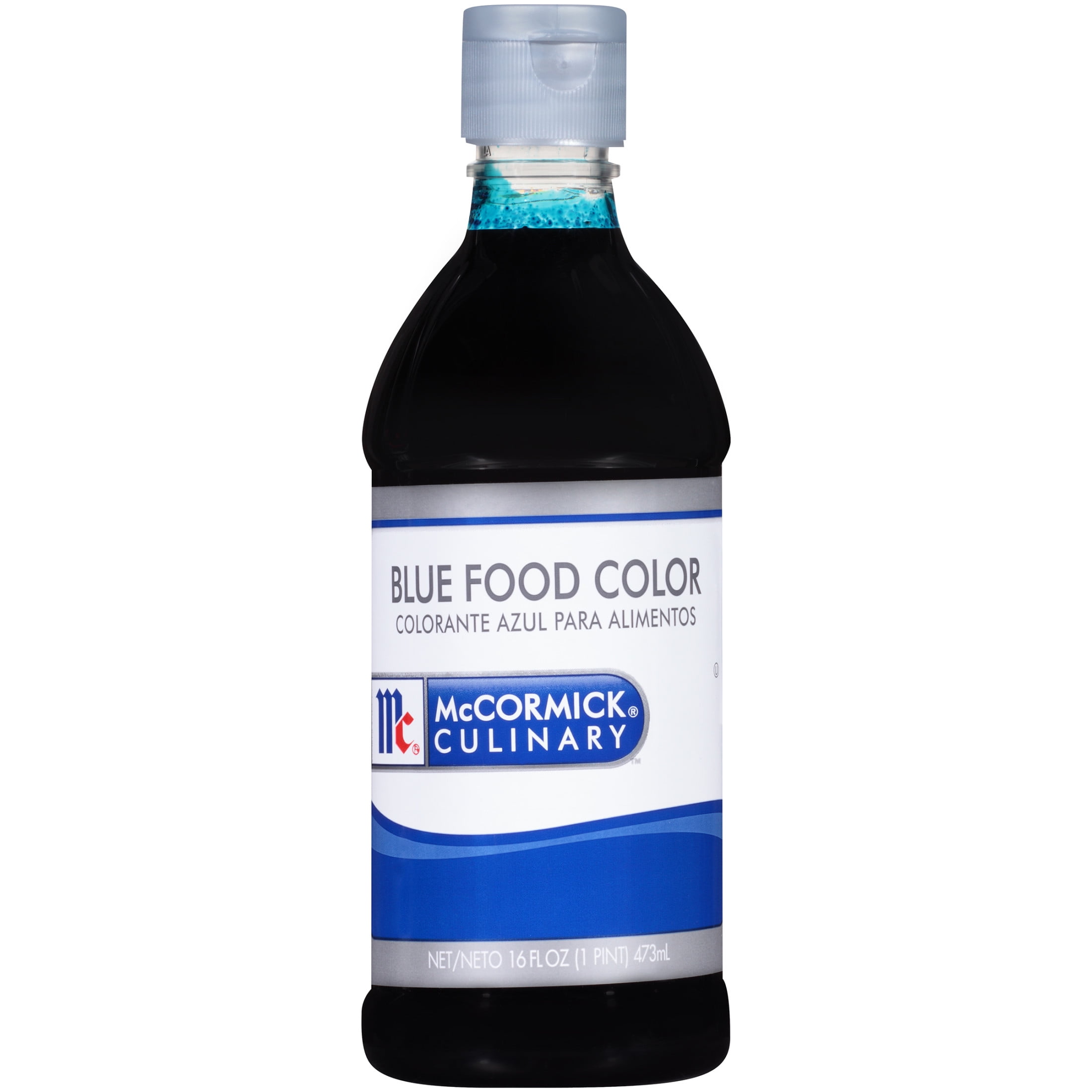 McCormick Culinary Kosher Blue Food Color for Cake Batter, 16 fl oz ...