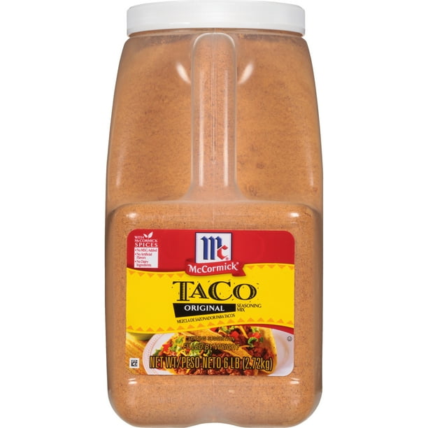 McCormick Culinary Kosher Original Taco Seasoning Mix, 6 lb Jug ...