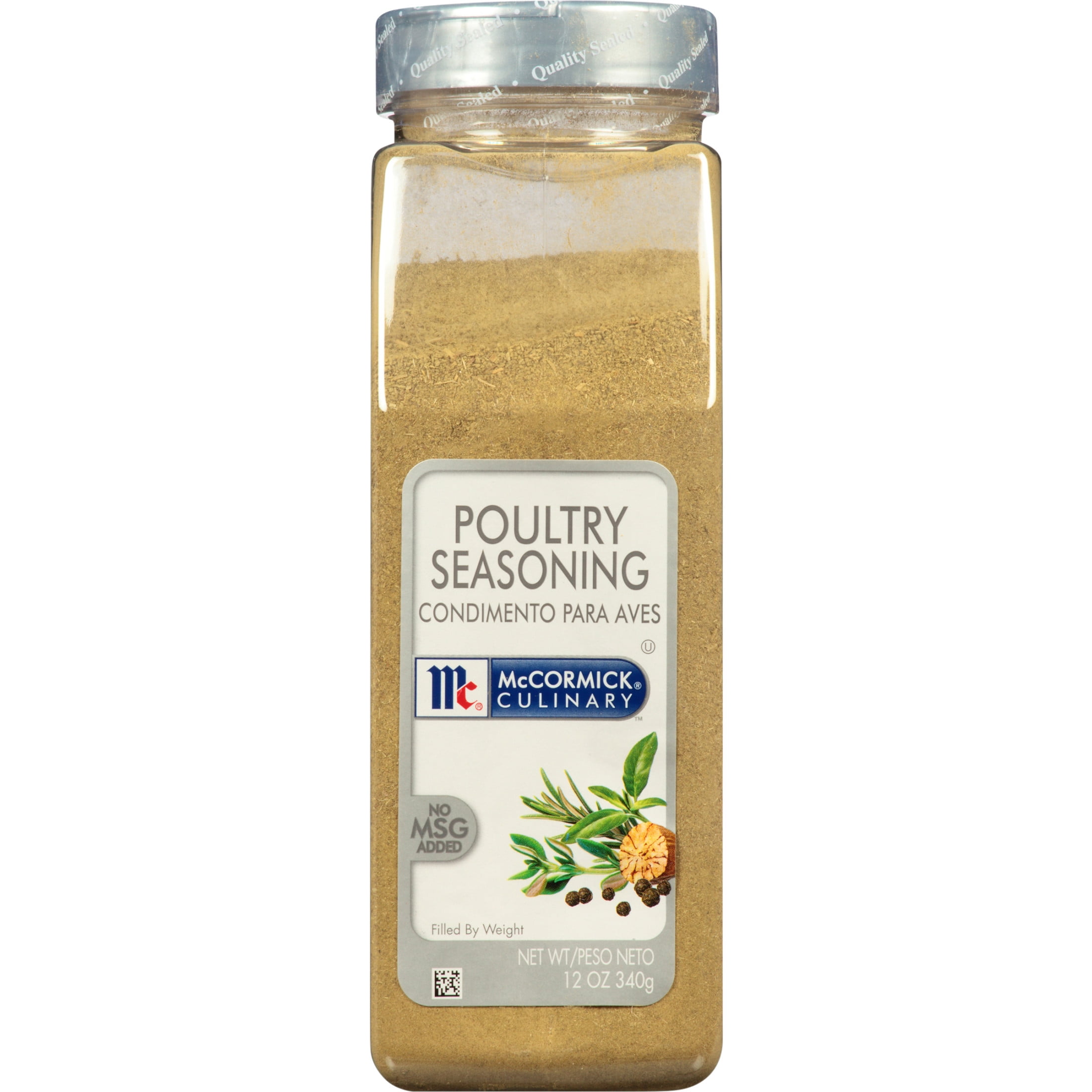 McCormick Kosher Poultry Seasoning 12 oz Bottle Savory Herb Spice Blend ...