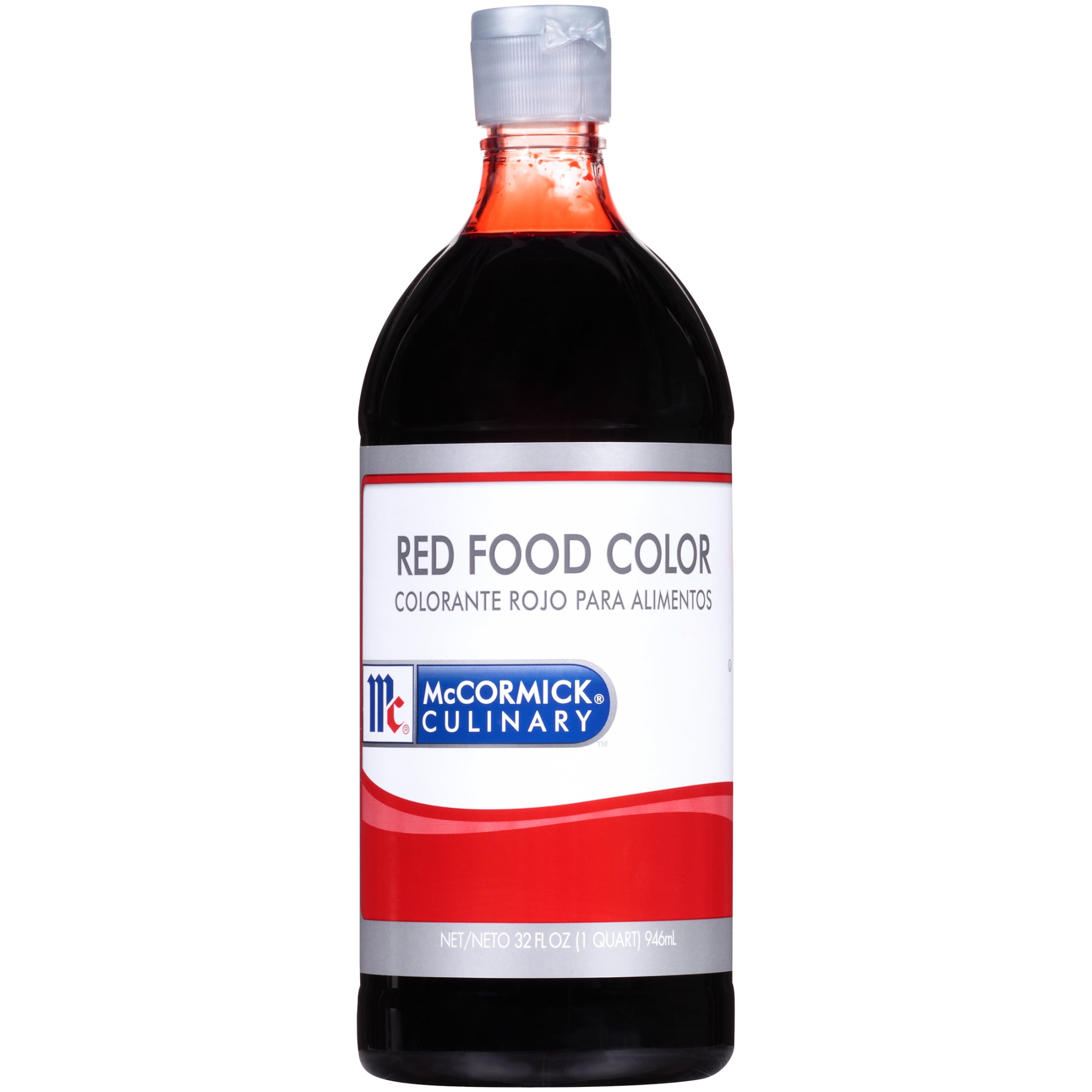 McCormick Kosher Red Food Color 32 fl oz Bottle Concentrated Vibrant ...