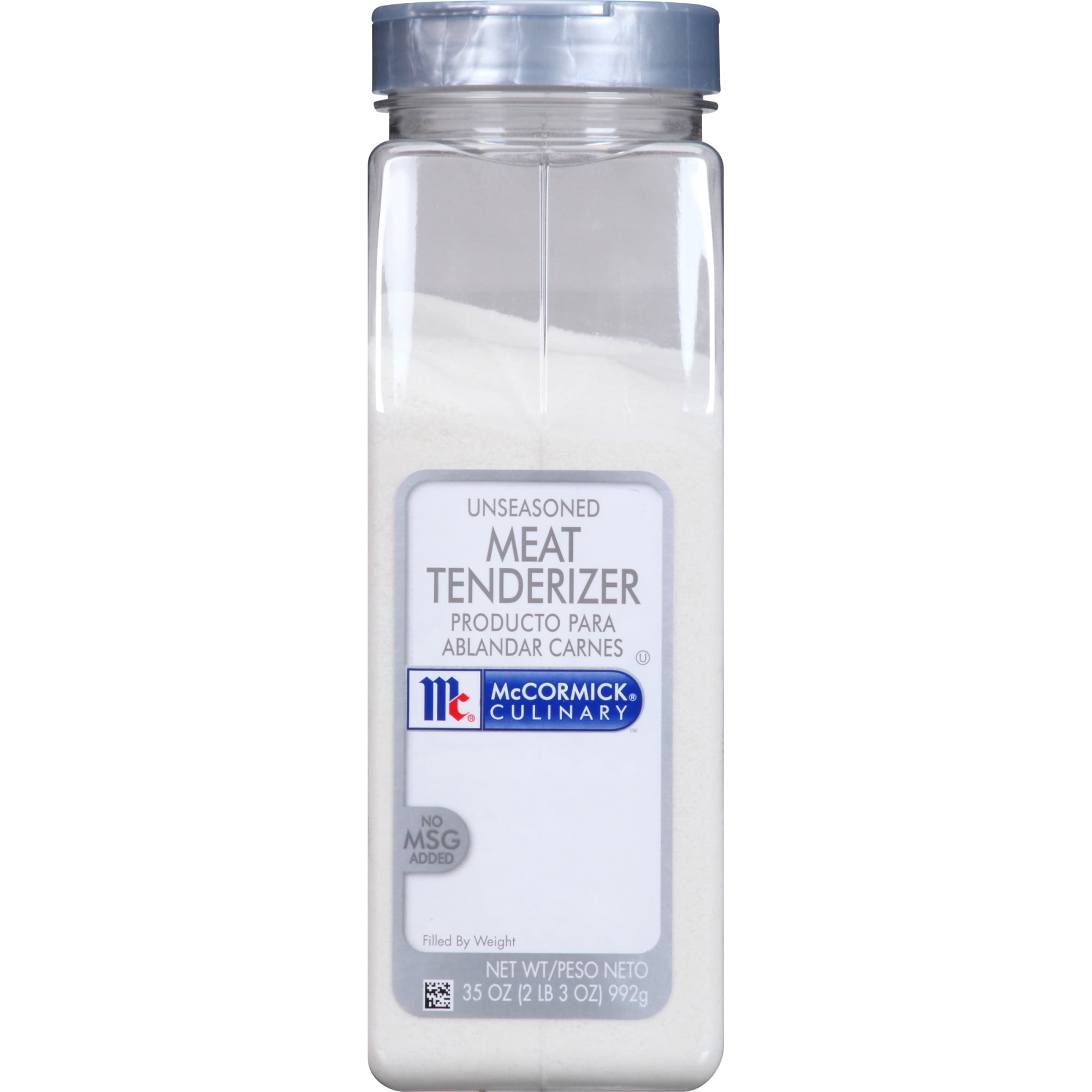 McCormick Culinary Kosher Unseasoned Meat Tenderizer, 35 oz Bottle ...