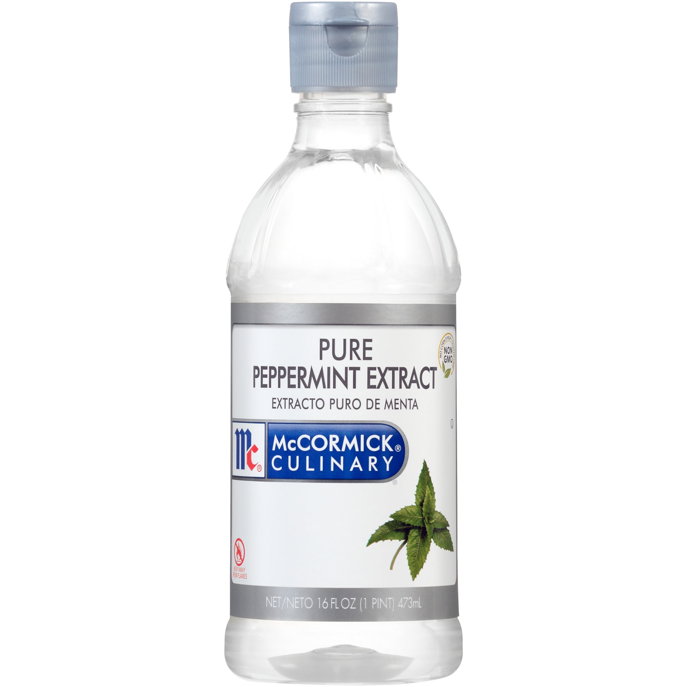 McCormick Culinary Non-GMO Kosher Pure Peppermint Extract, 16 fl oz ...