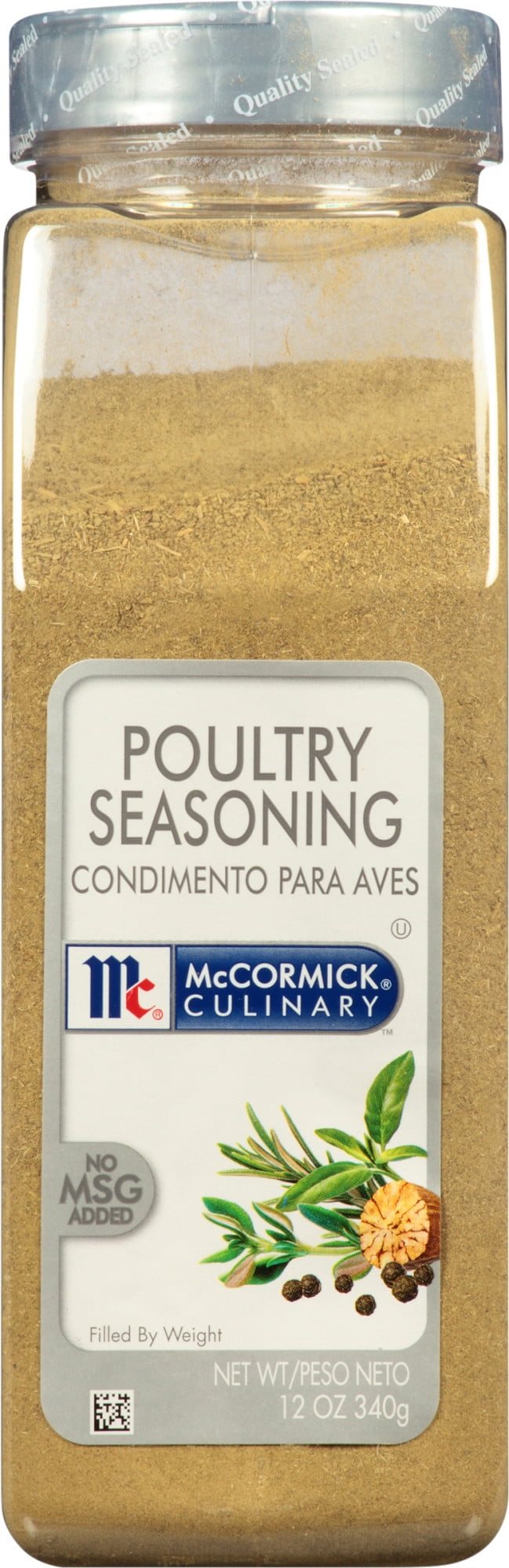 McCormick Culinary Poultry Seasoning, 12 oz Mixed Spices & Seasonings ...