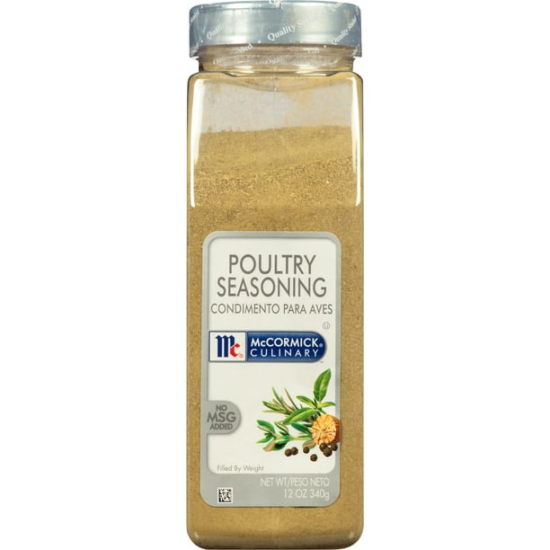 McCormick Culinary Poultry Seasoning, 12 oz Mixed Spices & Seasonings ...