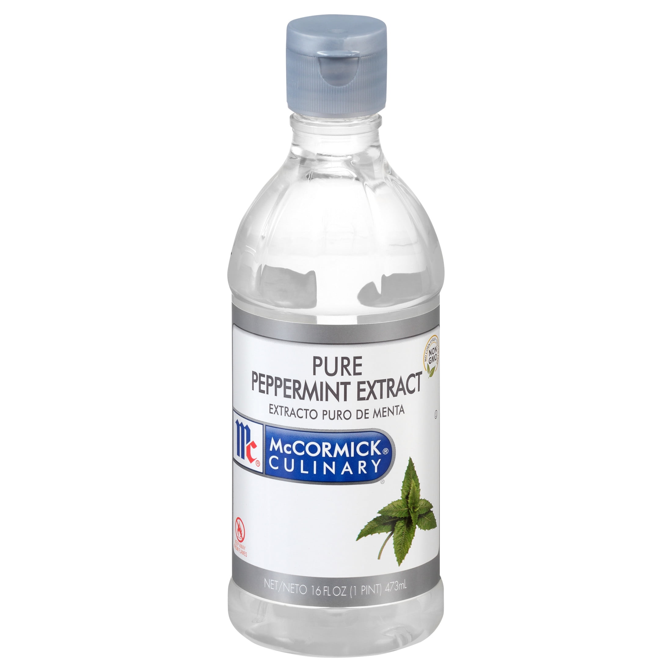 McCormick Culinary Non-GMO Kosher Pure Peppermint Extract, 16.0 fl oz ...