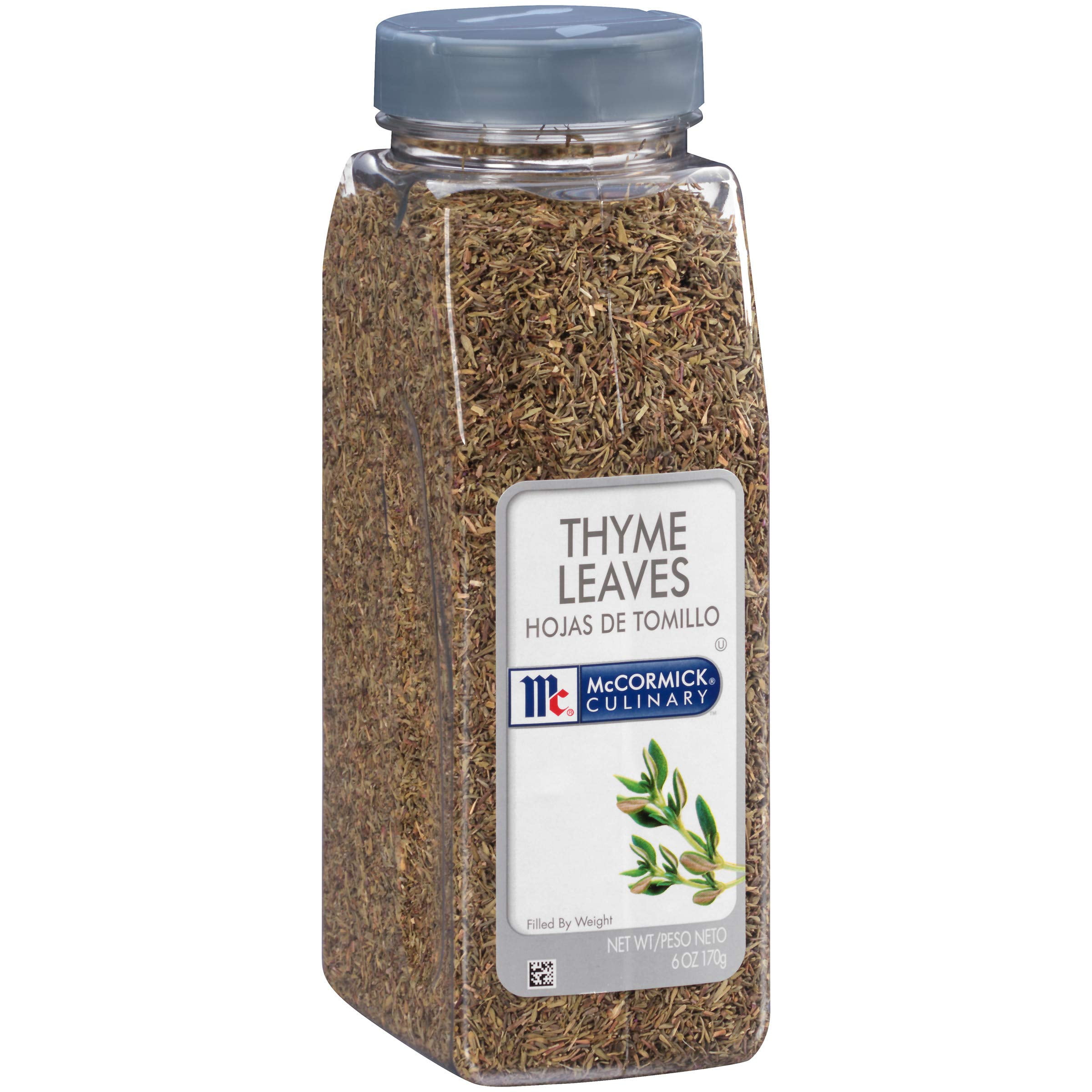 McCormick Culinary Thyme Leaves, SAF21 6 oz - One 6 Ounce Container of Dried Thyme Leaves ...
