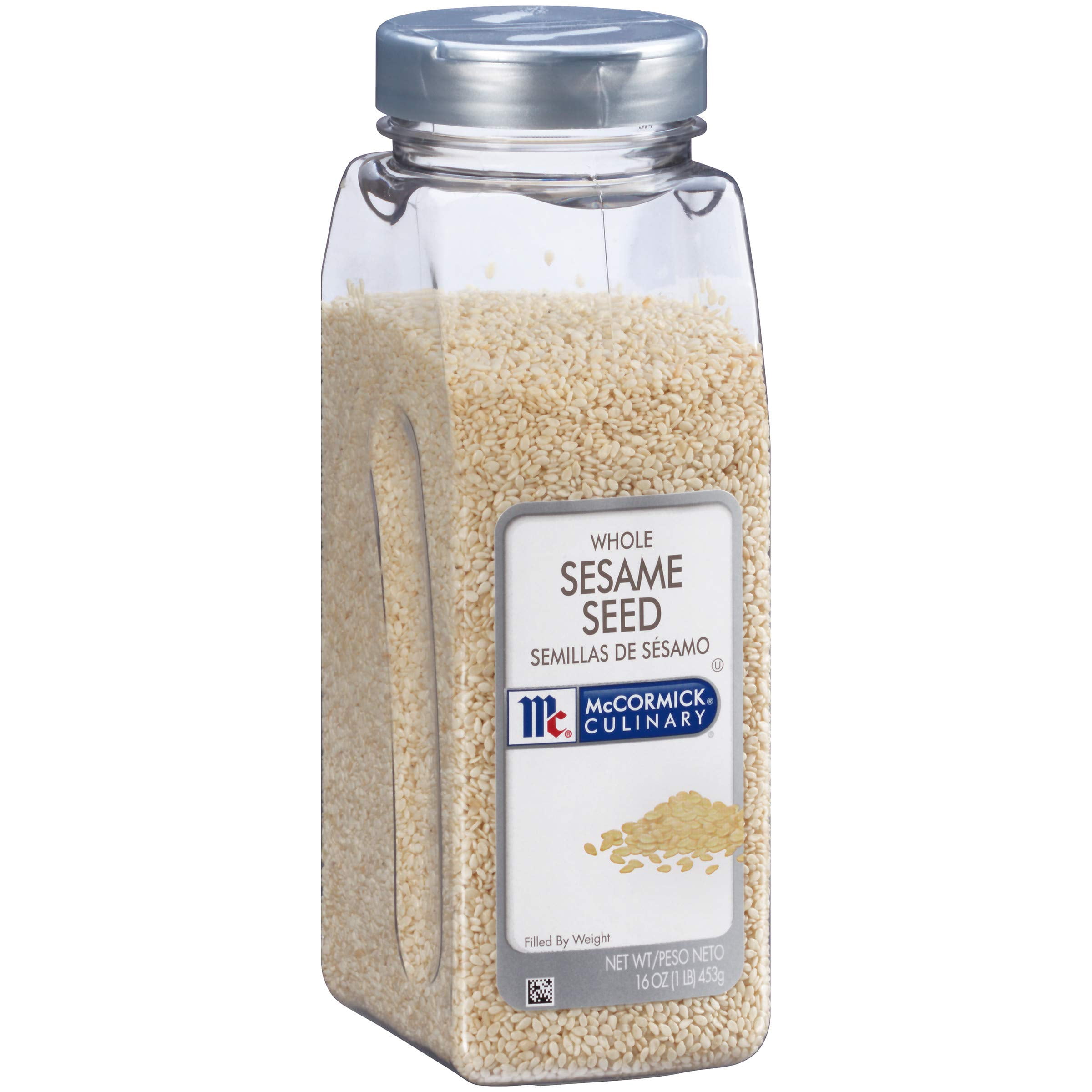 McCormick Culinary Whole Sesame Seed, MDA05 16 oz - One 16 Ounce ...