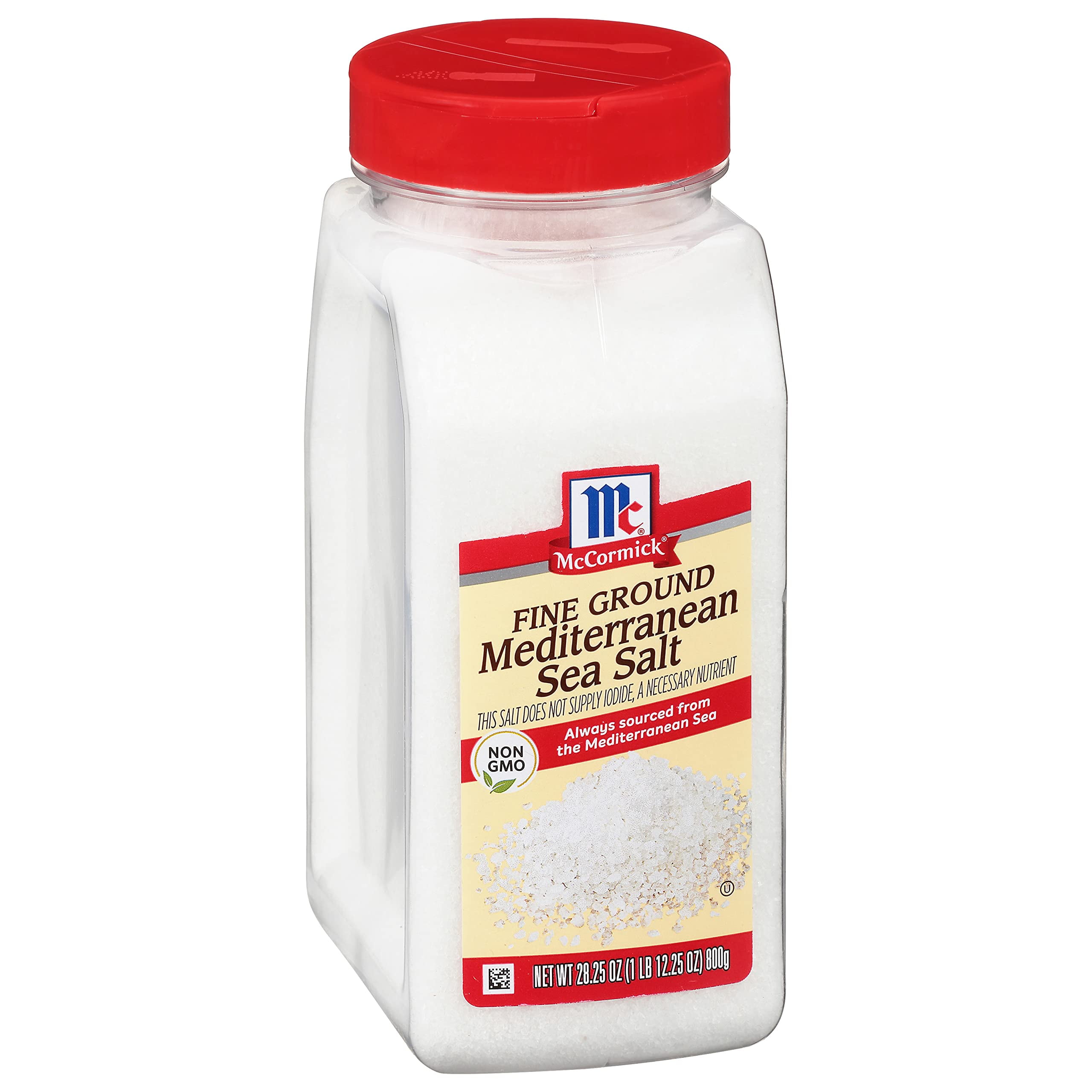 McCormick Fine Ground Mediterranean XEF1 Sea Salt, 28.25 oz - Walmart.com