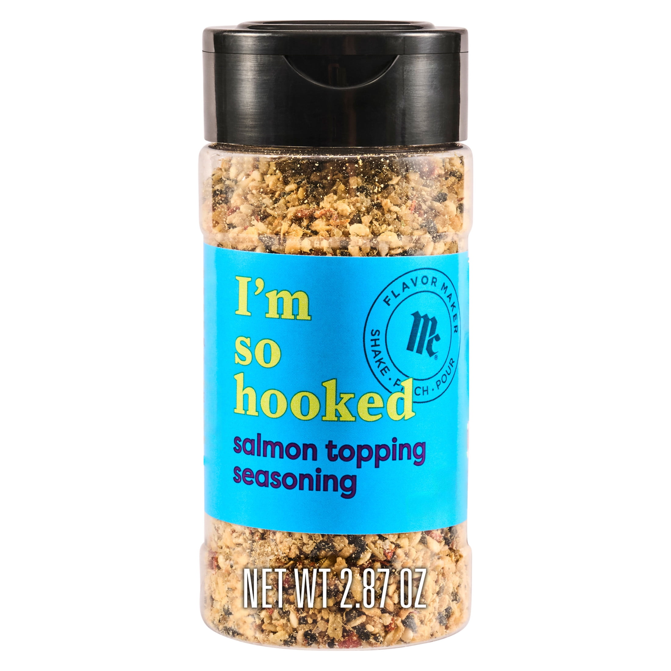 McCormick Salmon Topping Seasoning 2.87 oz Bottle with Garlic Green ...