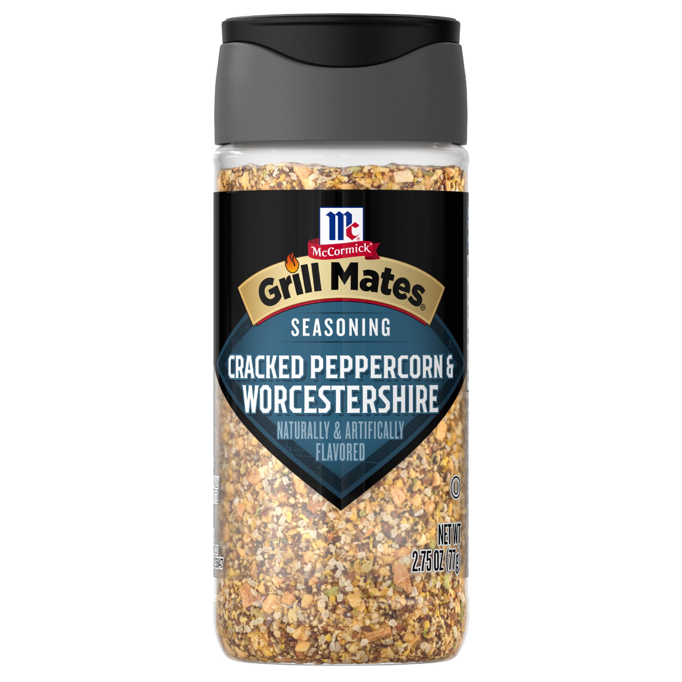 Grill Mates Kosher Cracked Peppercorn & Worcestershire Seasoning, 2.75 ...