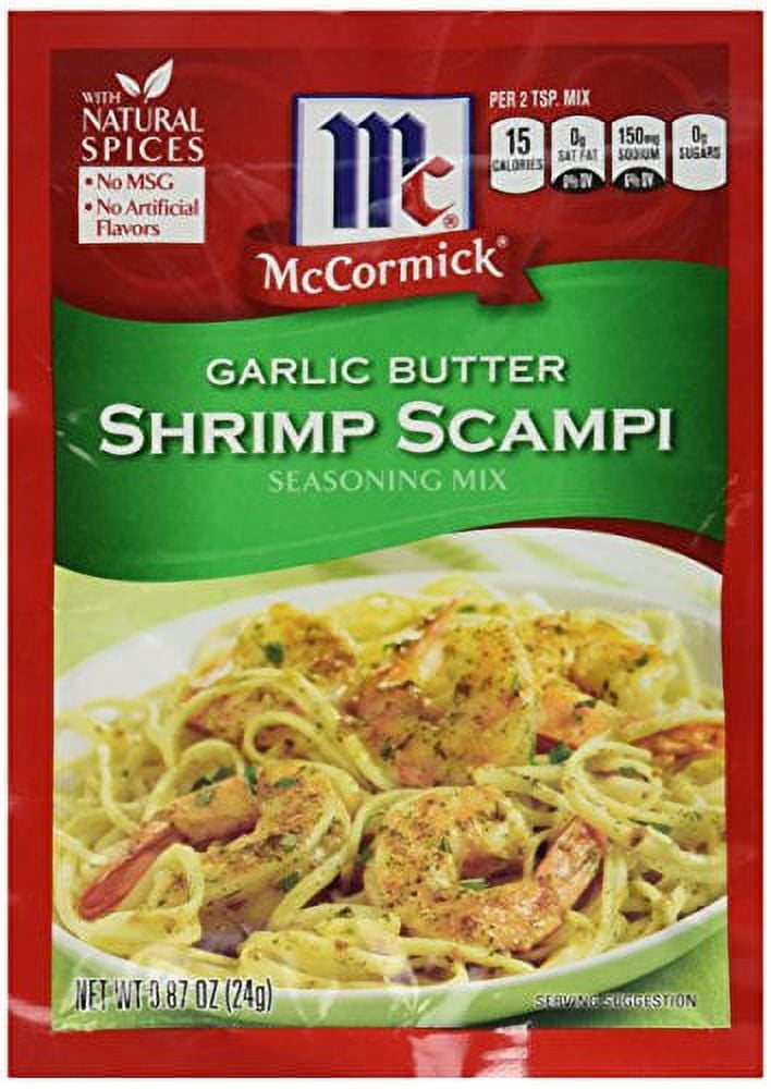 McCormick Gourmet Collection: Garlic Butter Shrimp Scampi Seasoning Mix ...