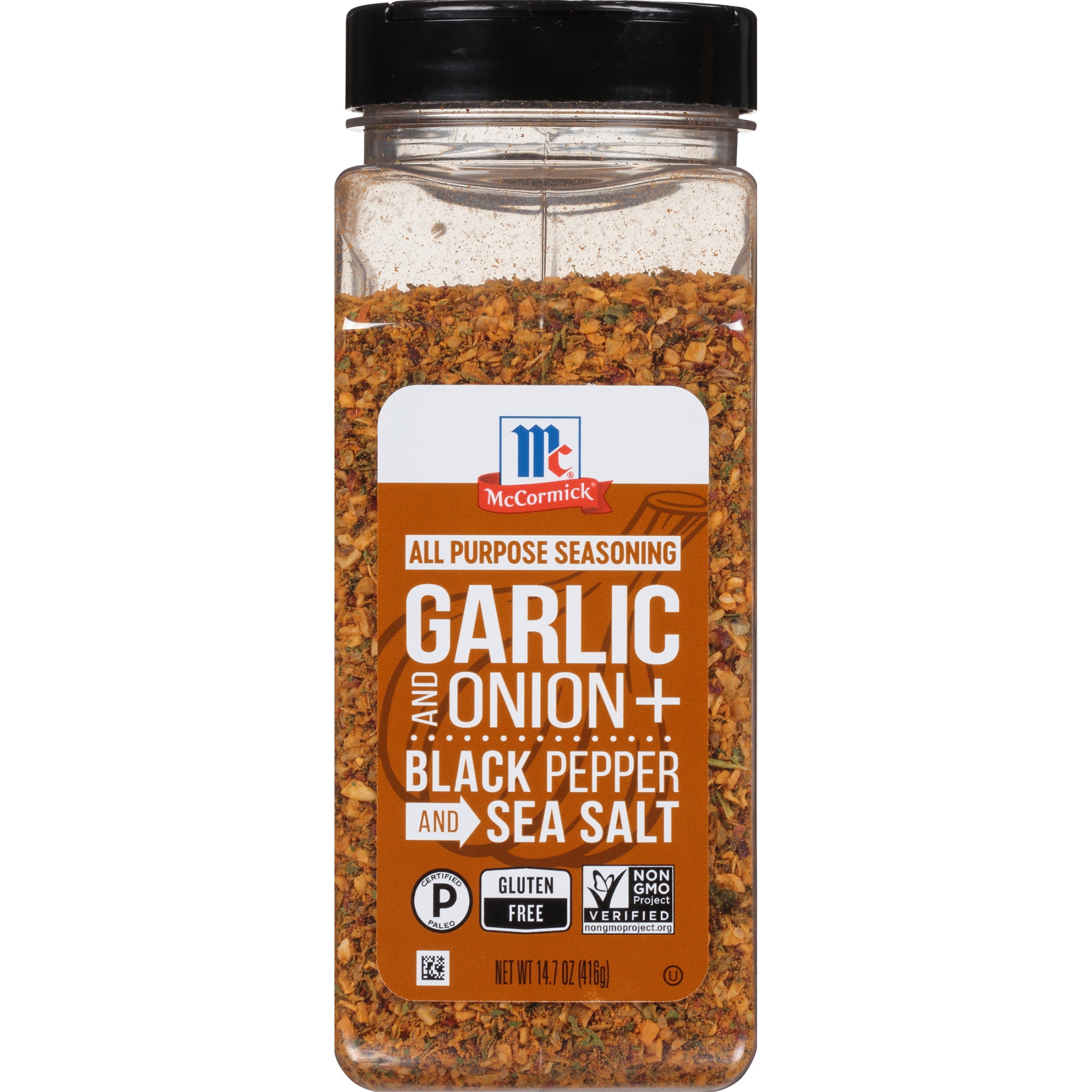 McCormick All Purpose Seasoning with Garlic Onion Black Pepper Sea Salt ...