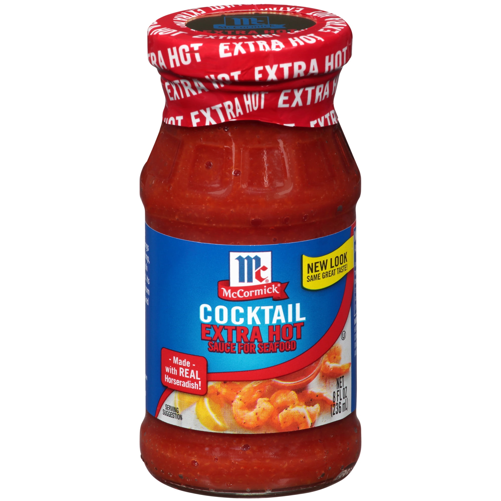 McCormick Golden Dipt Kosher Extra Hot Seafood Cocktail Sauce, 8 fl oz ...