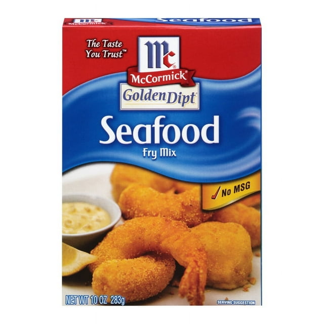McCormick Golden Dipt Seafood Fry Mix, 10 oz Box - Walmart.com