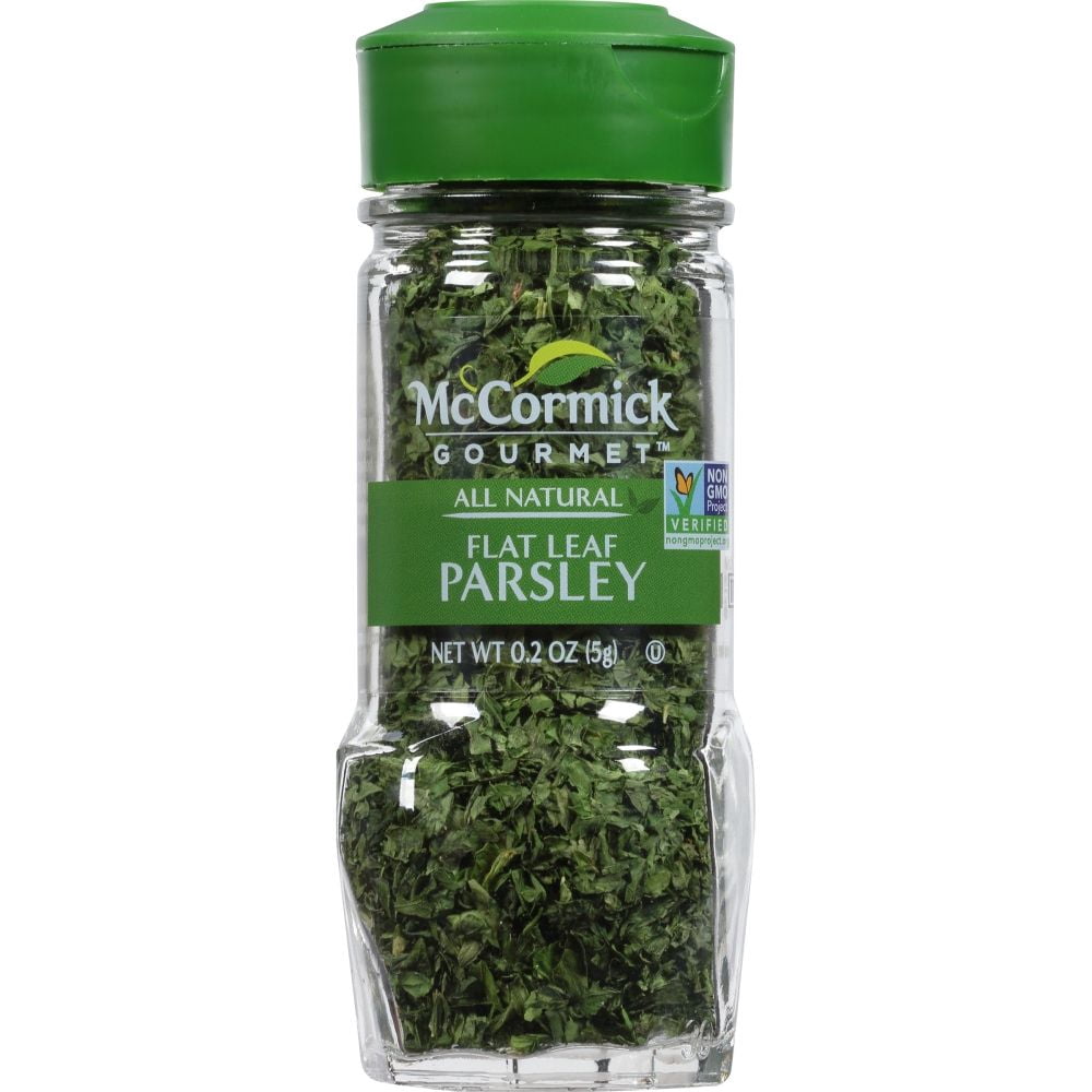 McCormick Gourmet All Natural Flat Leaf Parsley 0.2 oz - Pack of 2 ...