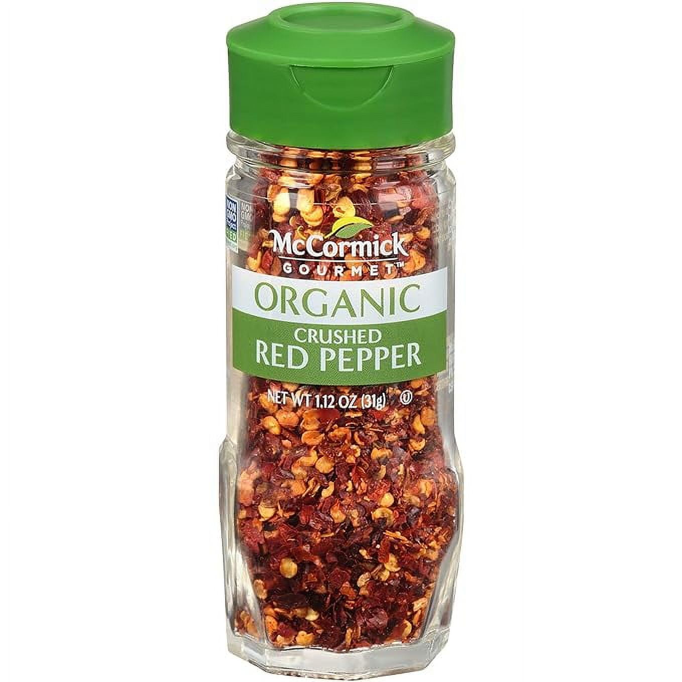 McCormick Gourmet Organic Crushed Red Pepper, 1.12 Oz - Walmart.com