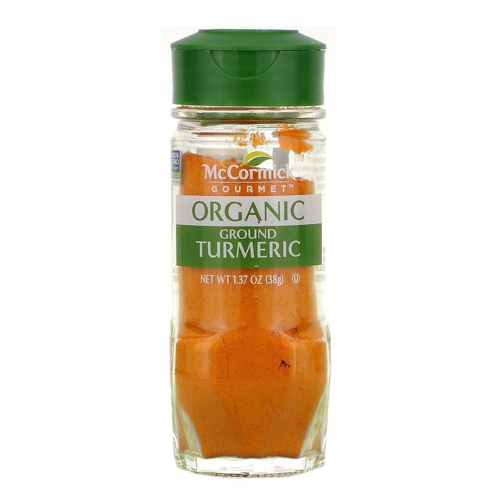 McCormick Gourmet, Organic, Ground Turmeric, 1.37oz (38 g) Pack of 2 ...