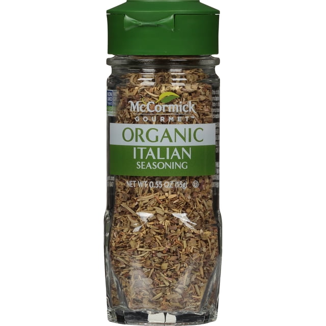 McCormick Gourmet Organic Italian Seasoning, 0.55 oz Bottle - Walmart.com