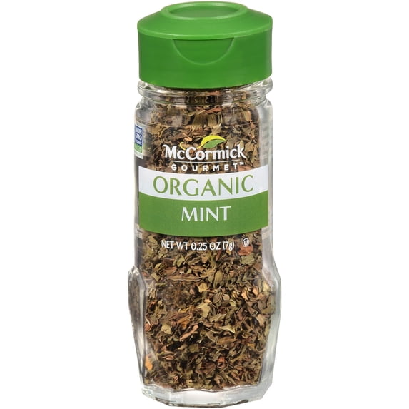 McCormick Gourmet Organic Mint, 0.25 Oz - Walmart.com