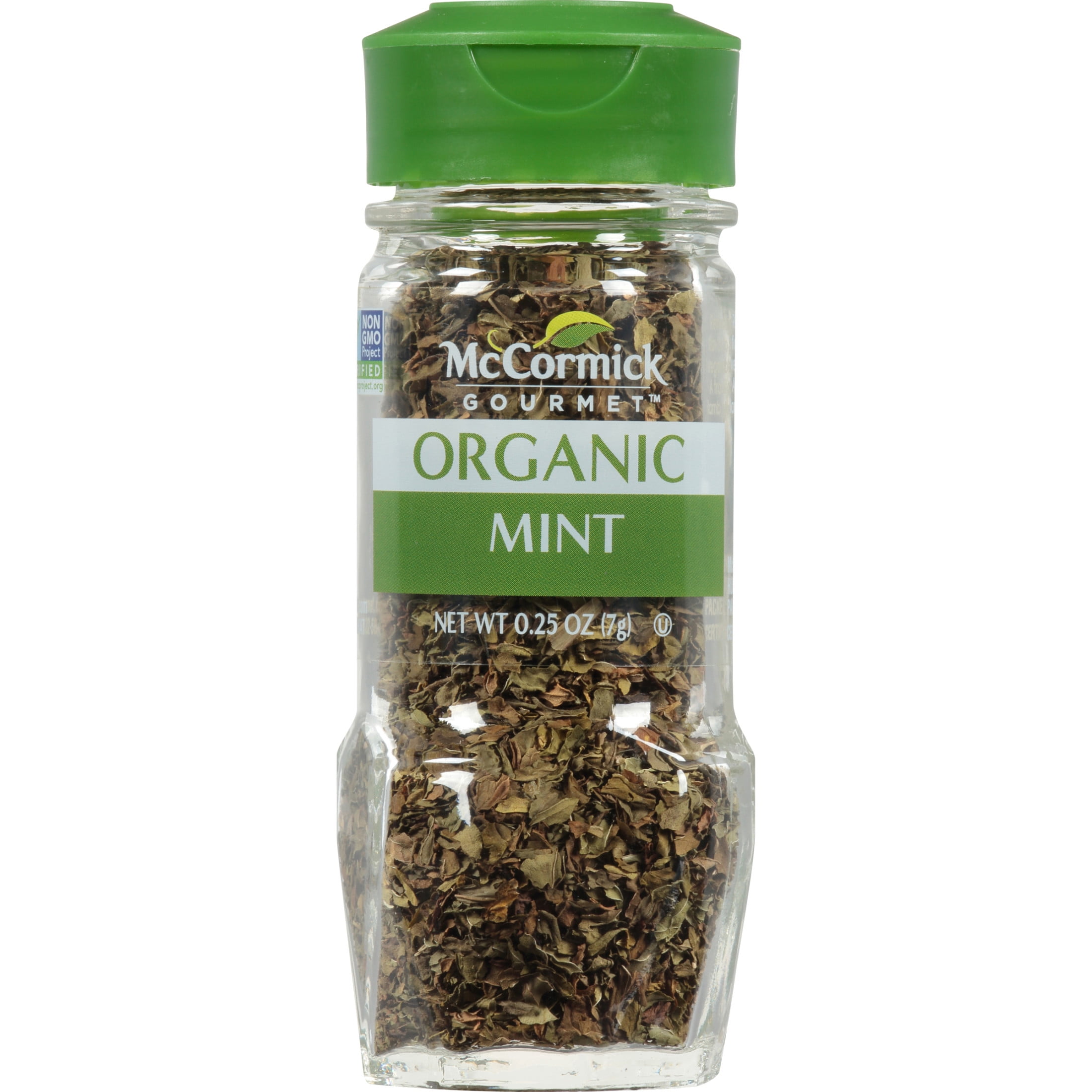 McCormick Gourmet Dried Organic Mint, 0.25 oz Glass Bottle - Walmart.com