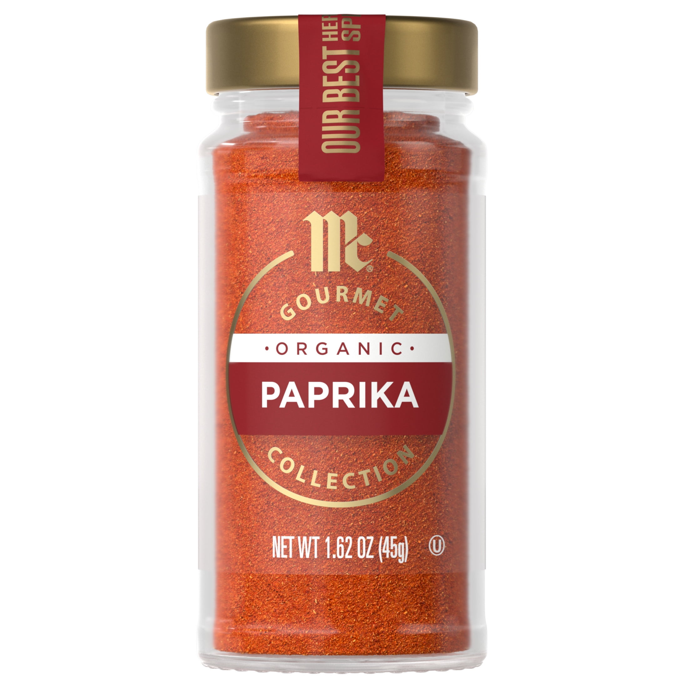 McCormick Gourmet, Organic Paprika, 1.62 oz Bottle, Hungarian-inspired ...